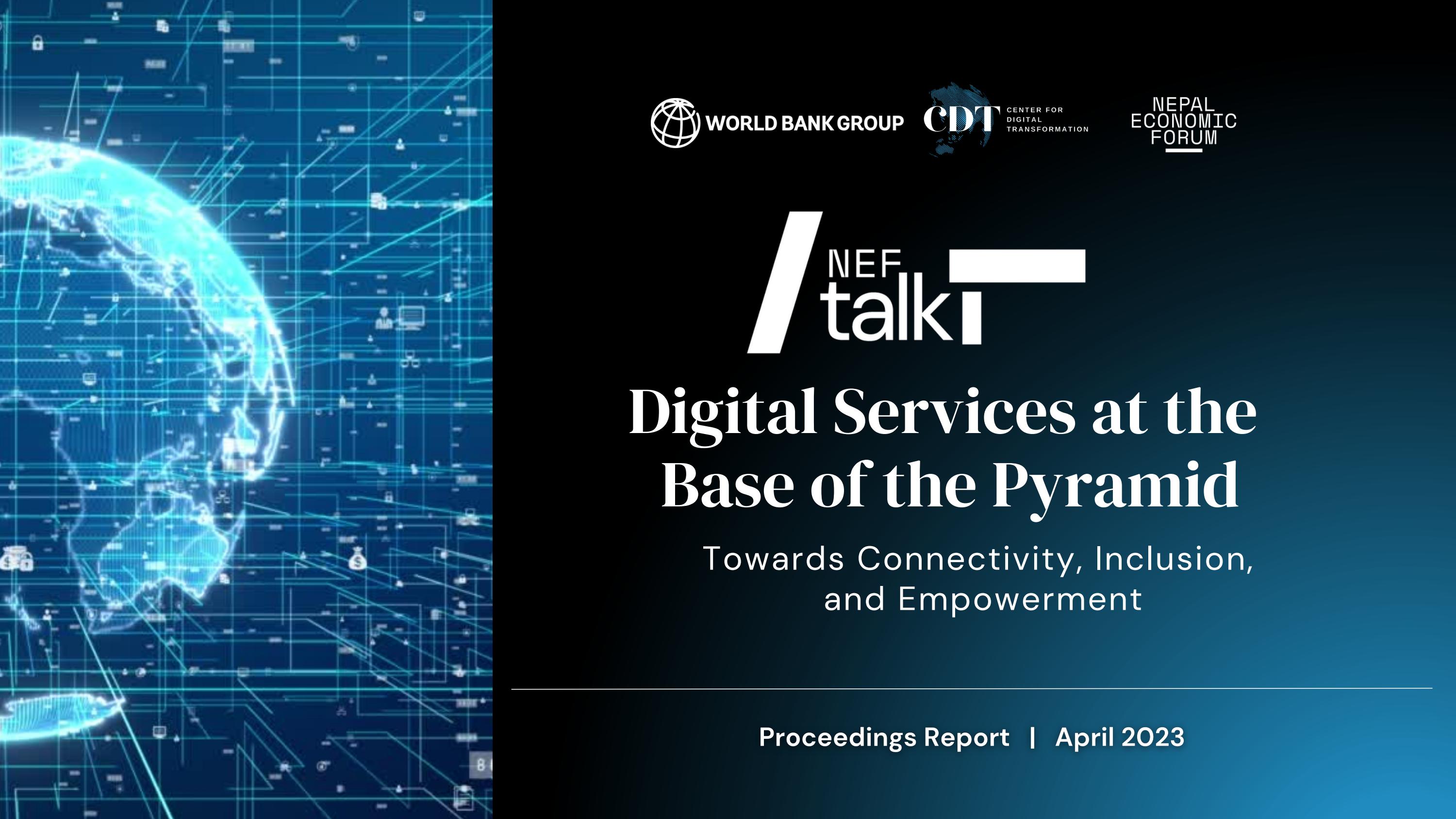 Proceedings Report - Neftalk on Digital Services at the Base of the ...