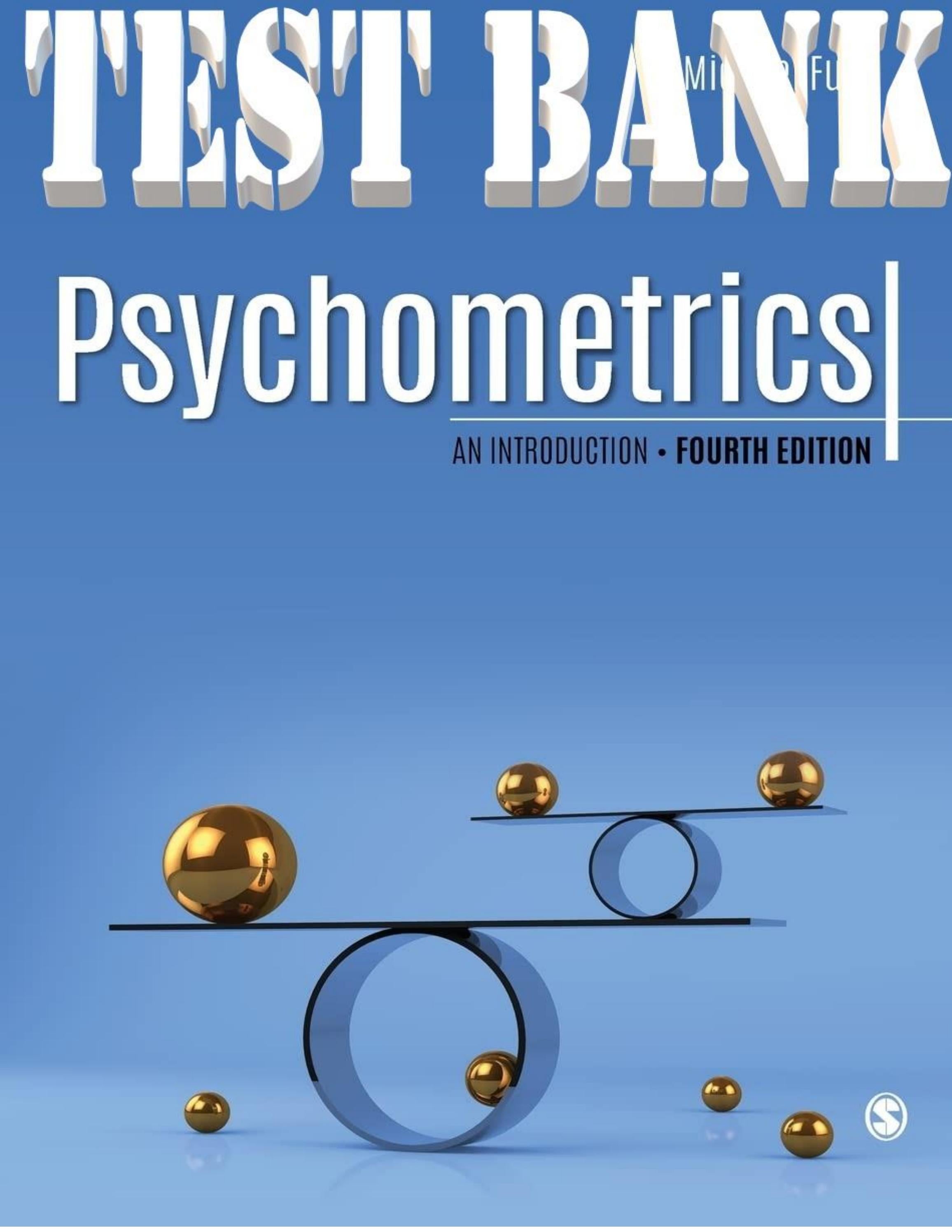 Psychometrics: An Introduction 4th Edition R. Michael Furr ISBN ...