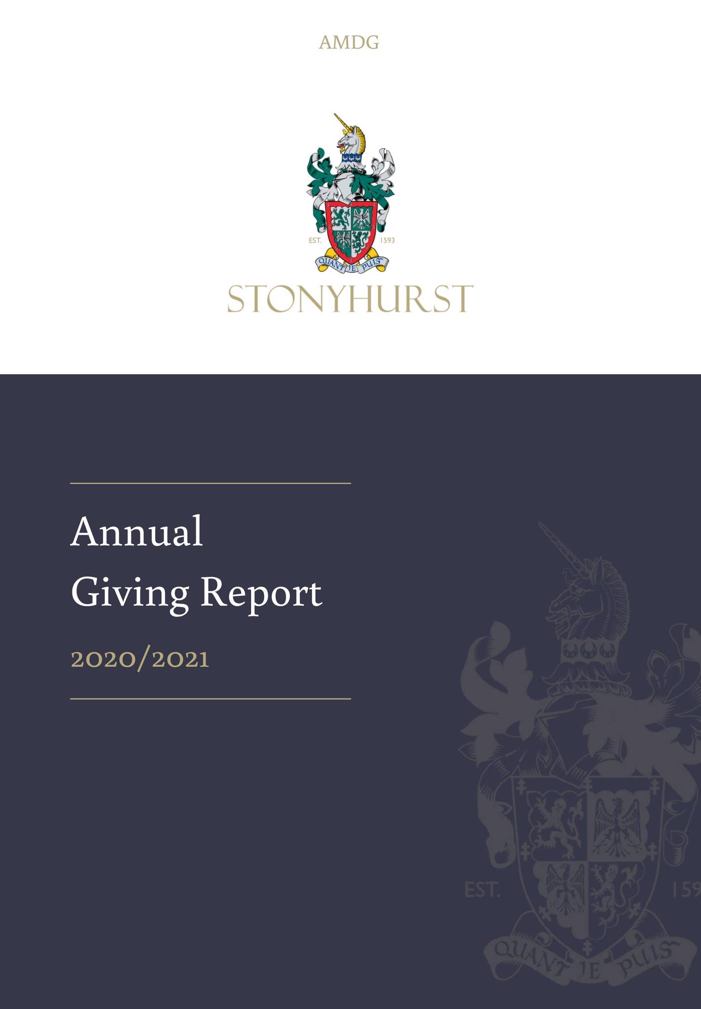 Stonyhurst Development Annual Giving Report 2020/2021 by Stonyhurst ...