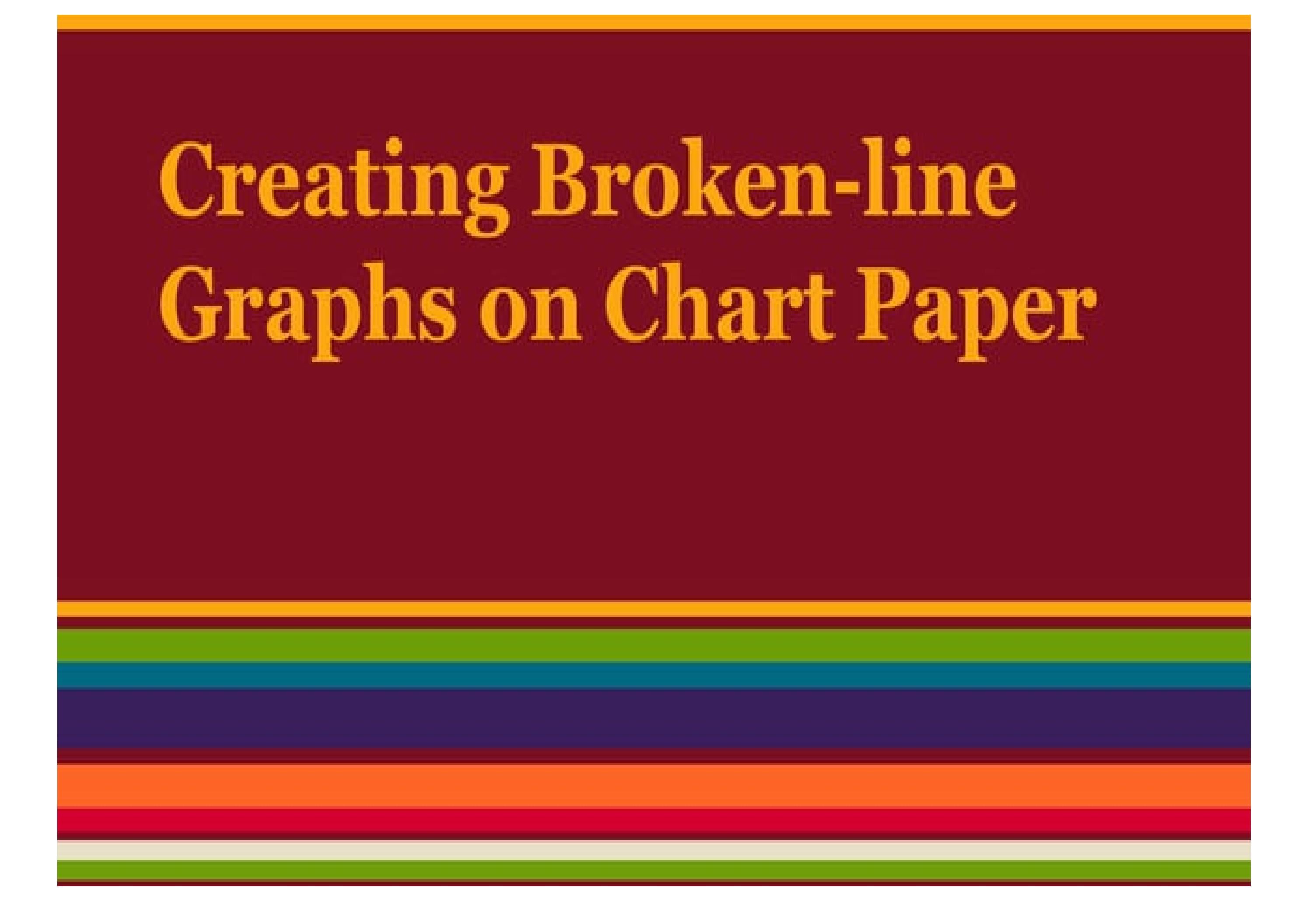 Broken Line Graph On Chart Paper By Yolanda Austin Issuu