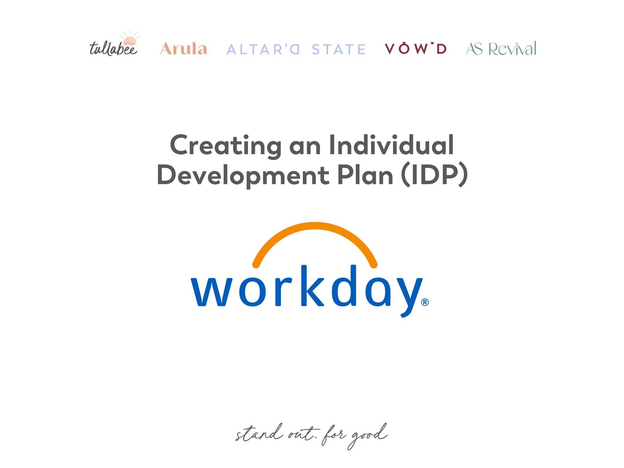 Creating an IDP in Workday by standoutforgoodinc - Issuu