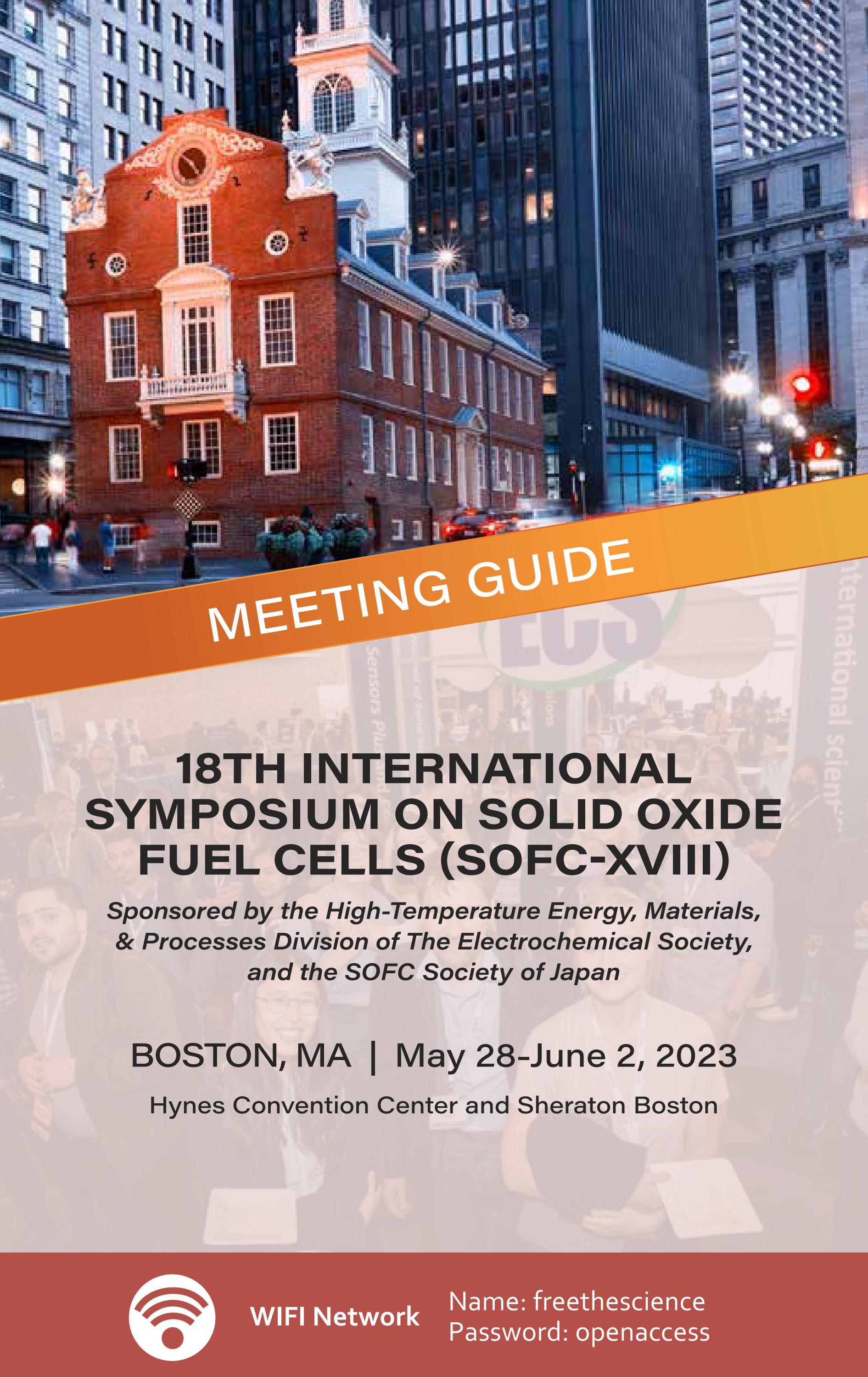 Meeting Guide-18TH INTERNATIONAL SYMPOSIUM ON SOLID OXIDE FUEL CELLS ...