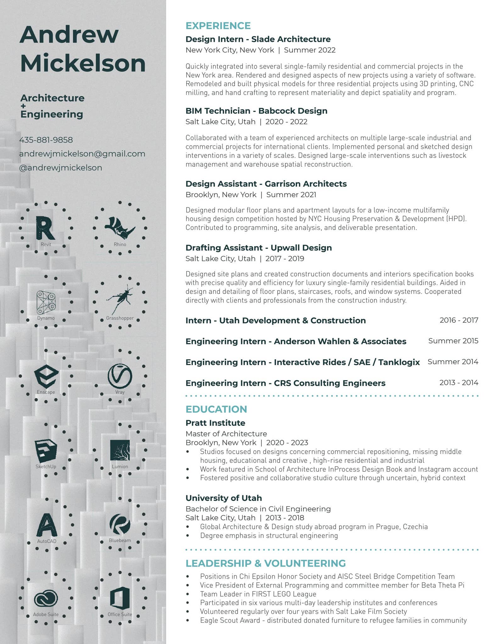 Andrew Mickelson Resume by Andrew Mickelson - Issuu