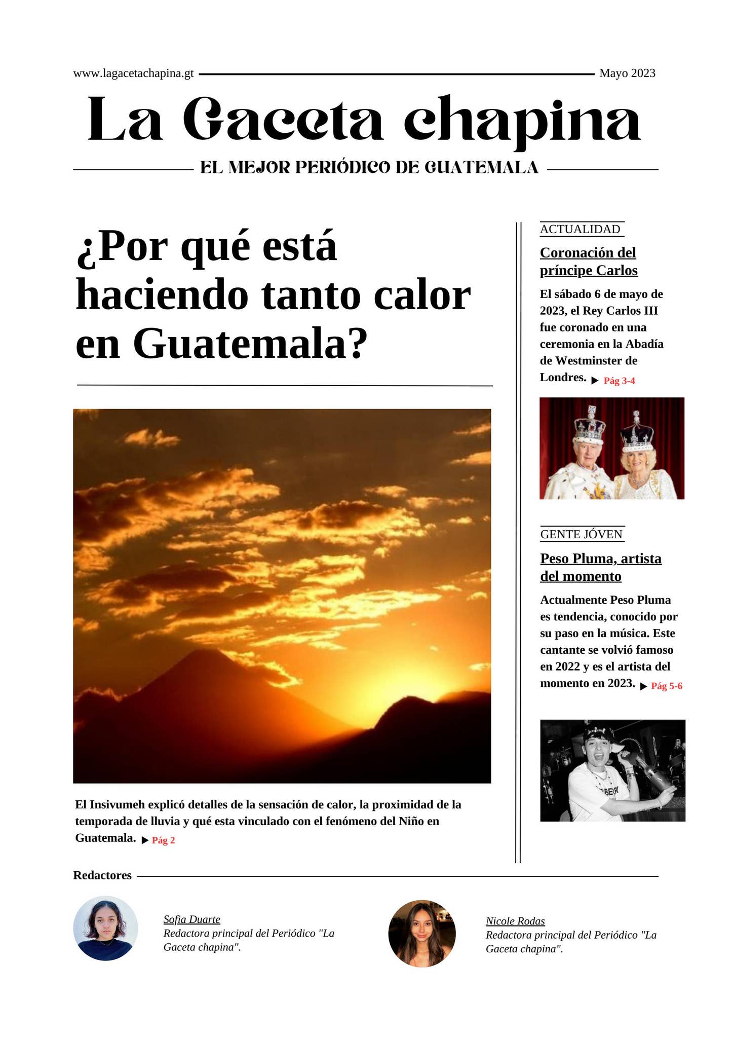 La Gaceta chapina by Anna Nicole Rodas Gamas - Issuu