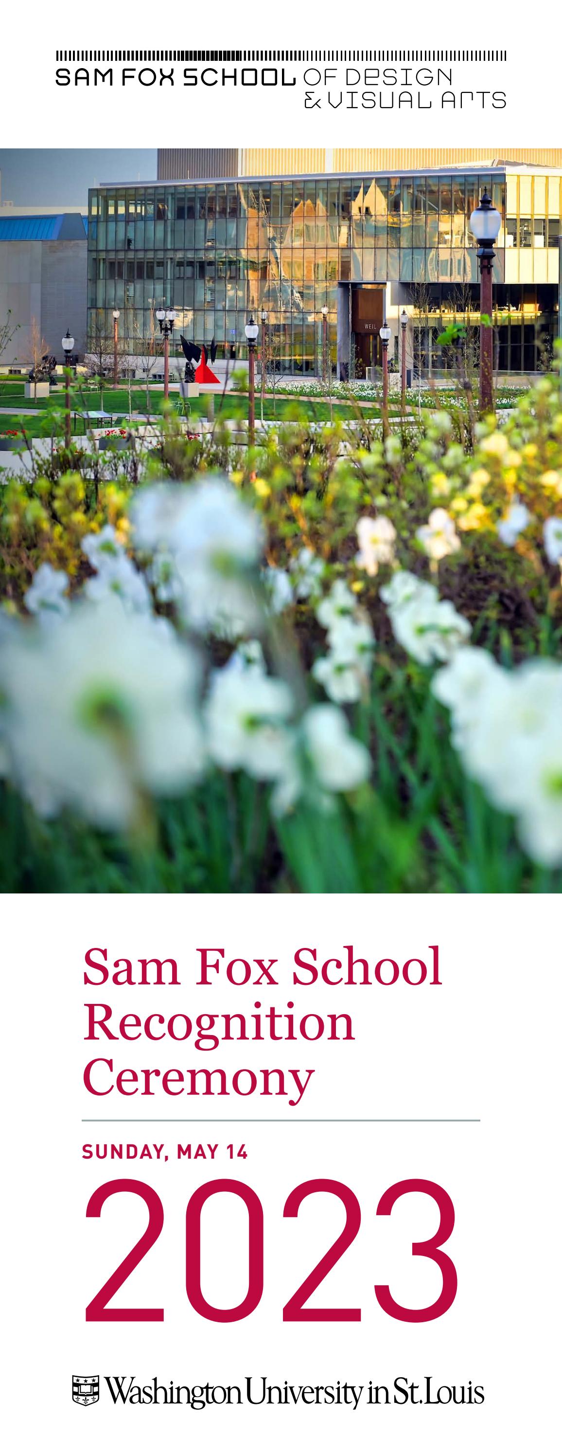 Sam Fox School Recognition Ceremony 2023 by Sam Fox School of Design ...