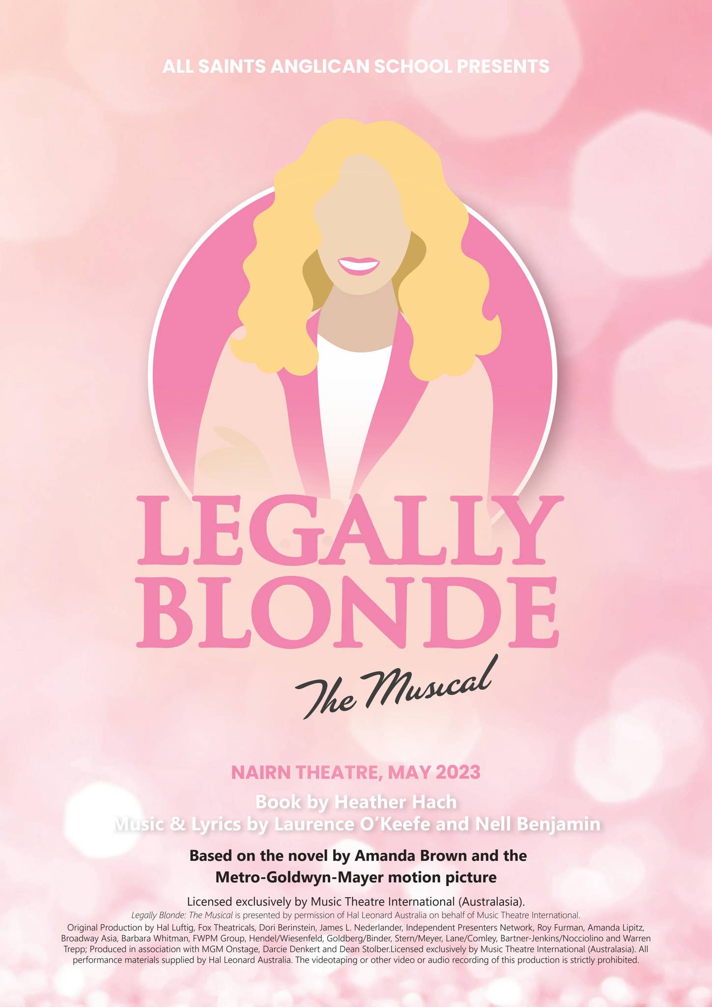 Legally Blonde: The Musical Program 2023 by All Saints Anglican School ...