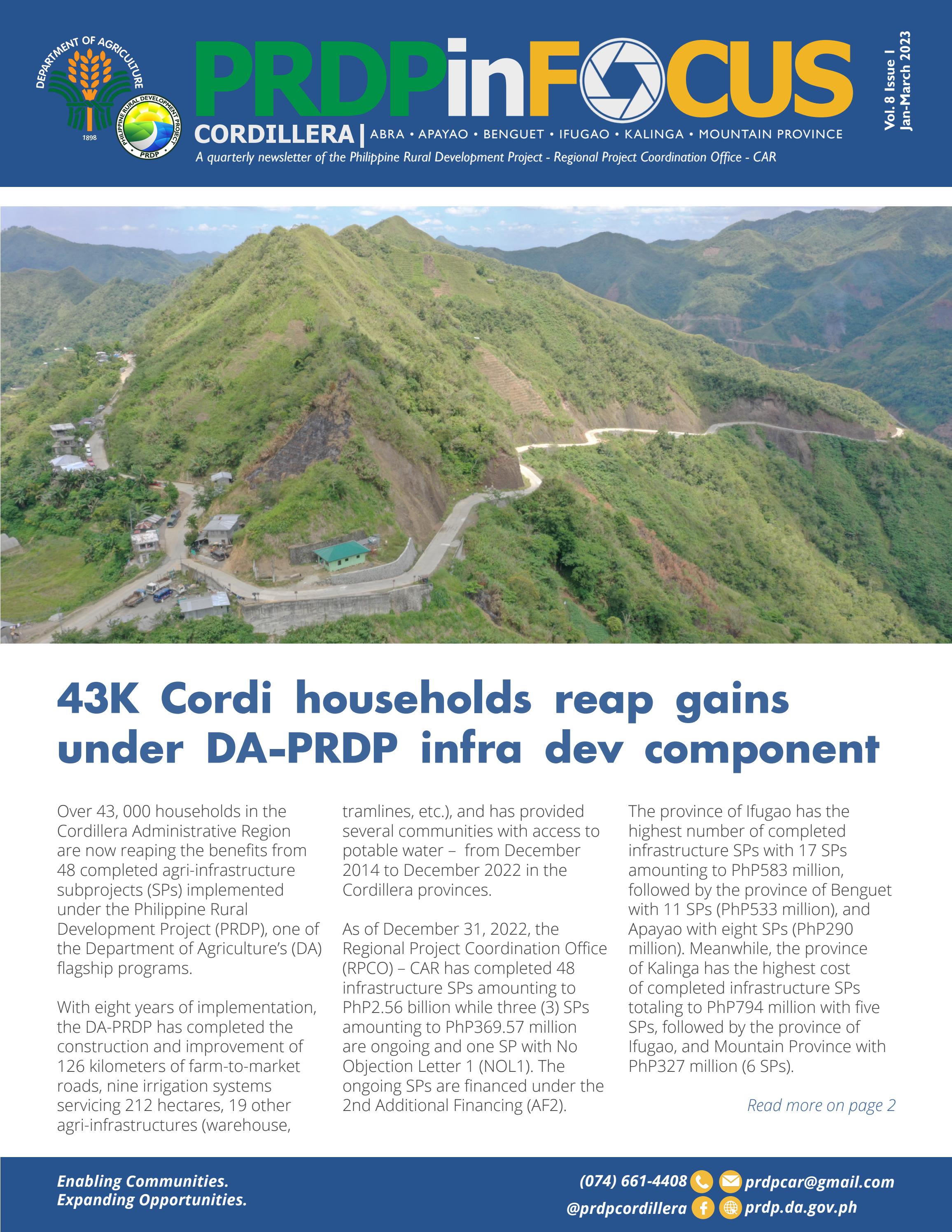PRDPinFOCUS Cordillera | Jan-March 2023 by daprdpcordillera - Issuu