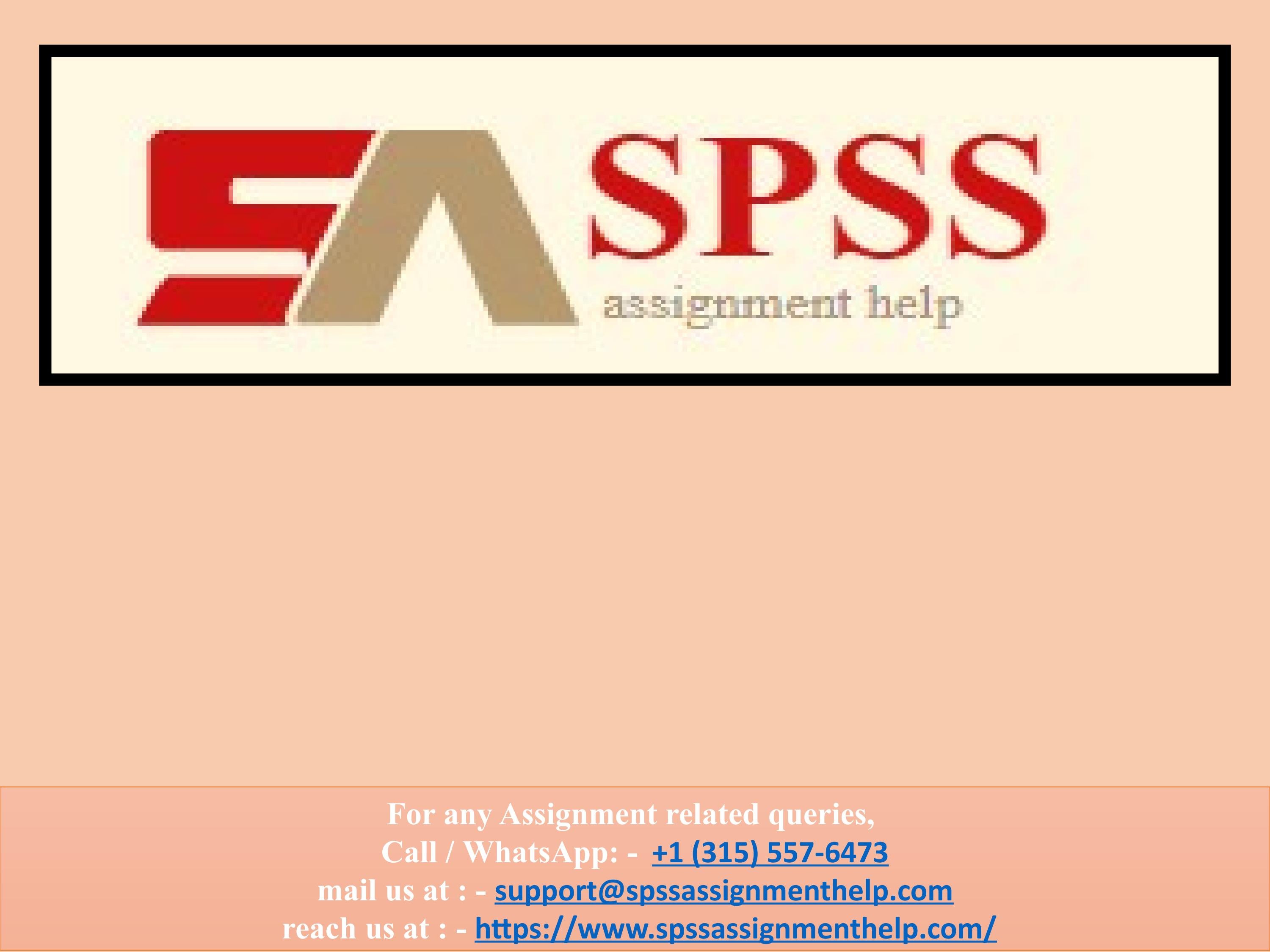 Spss Assignment Help By Spss Assignment Help Issuu 