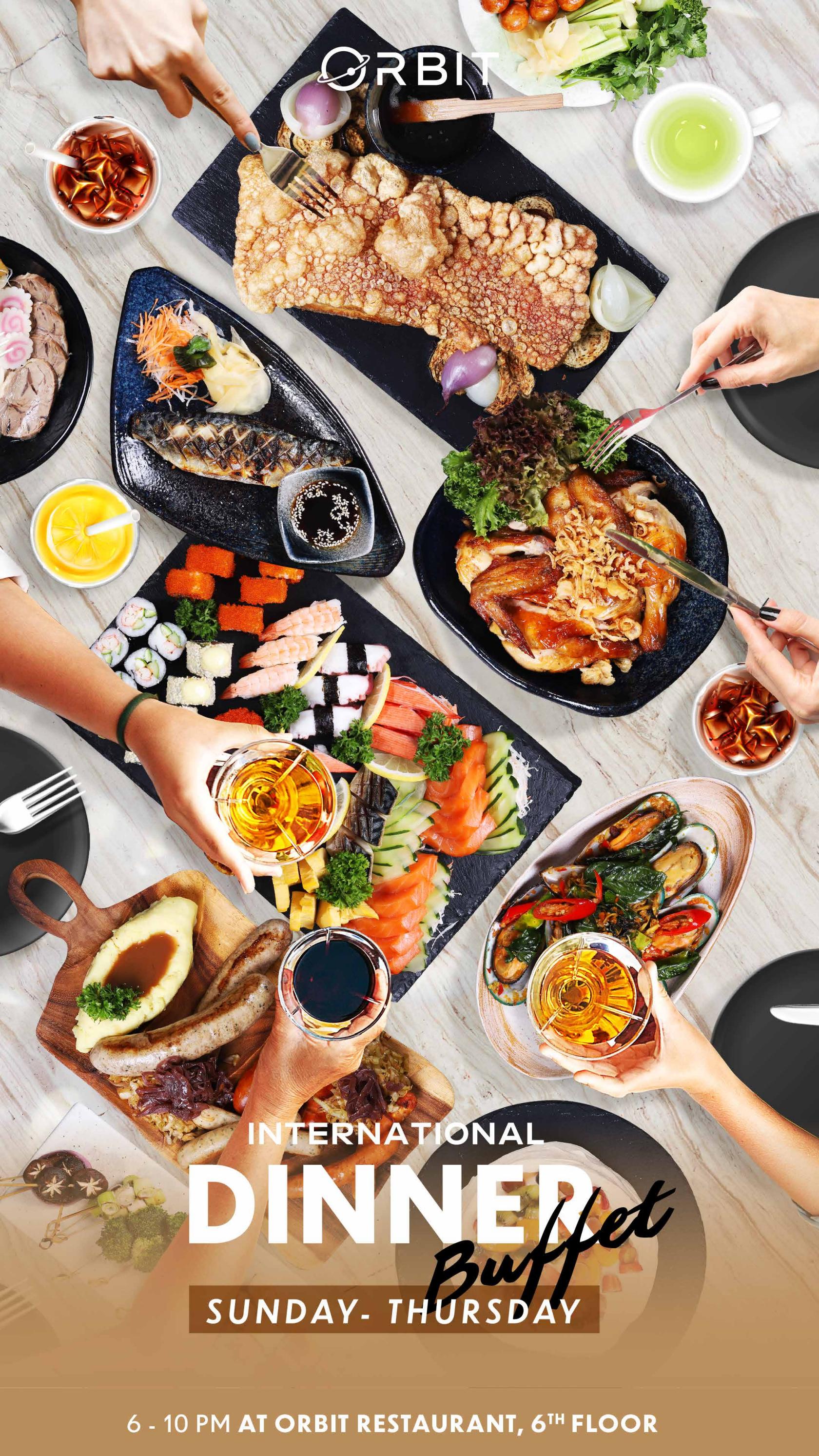 Orbit Dinner Buffet by seefah-menu - Issuu