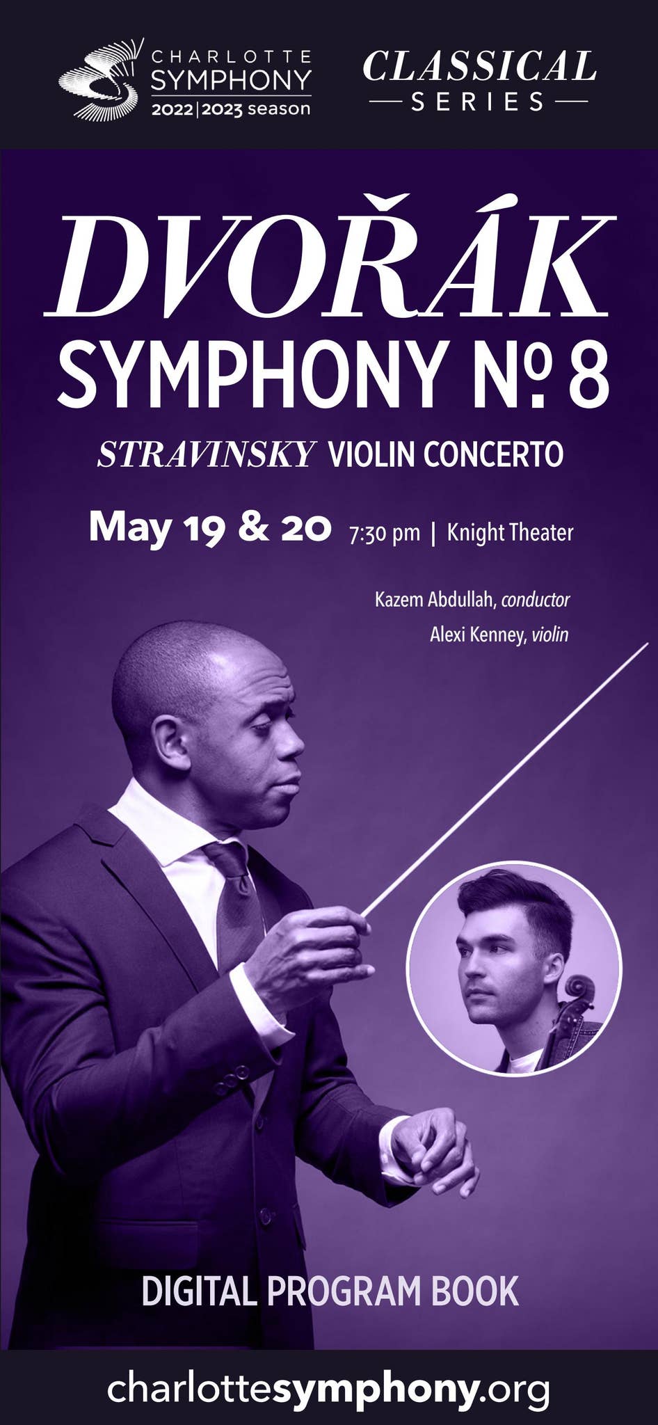 CSO Dvorak Symphony No. 8 - program 05-19-23 by Charlotte Symphony Orchestra - Issuu