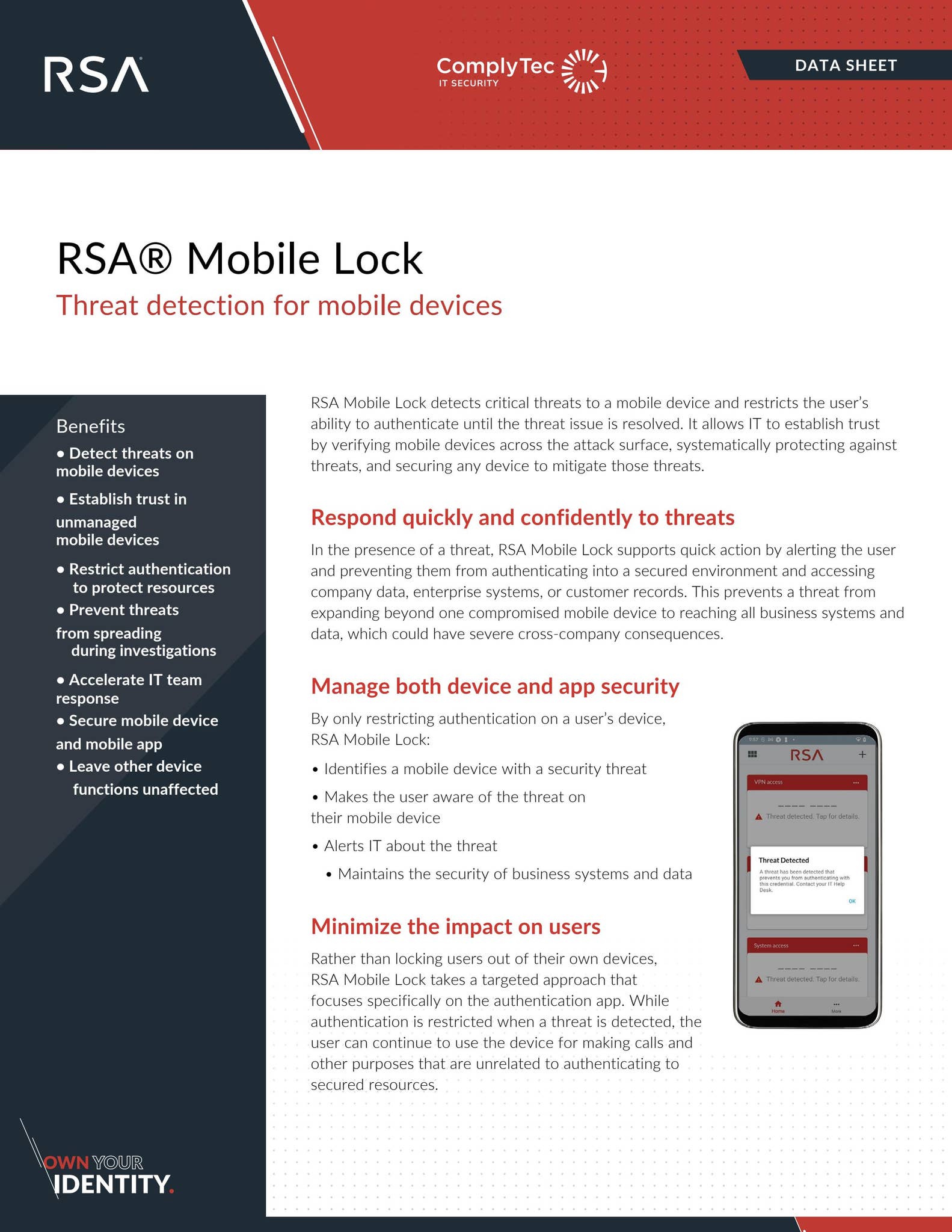 RSA Mobile Lock [datasheet] by complytec - Issuu