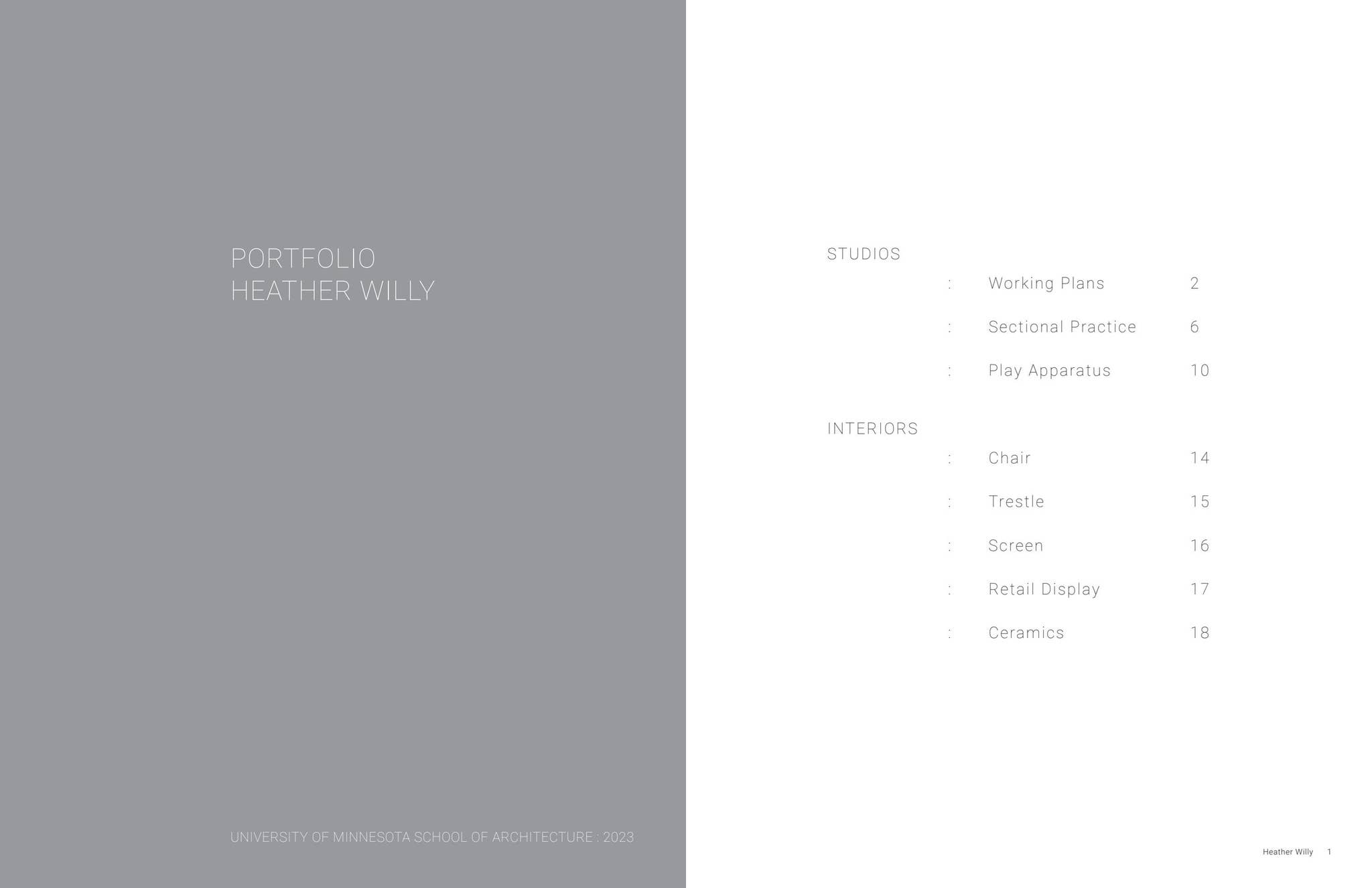 Portfolio H.Willy 2023 by Heather Willy - Issuu