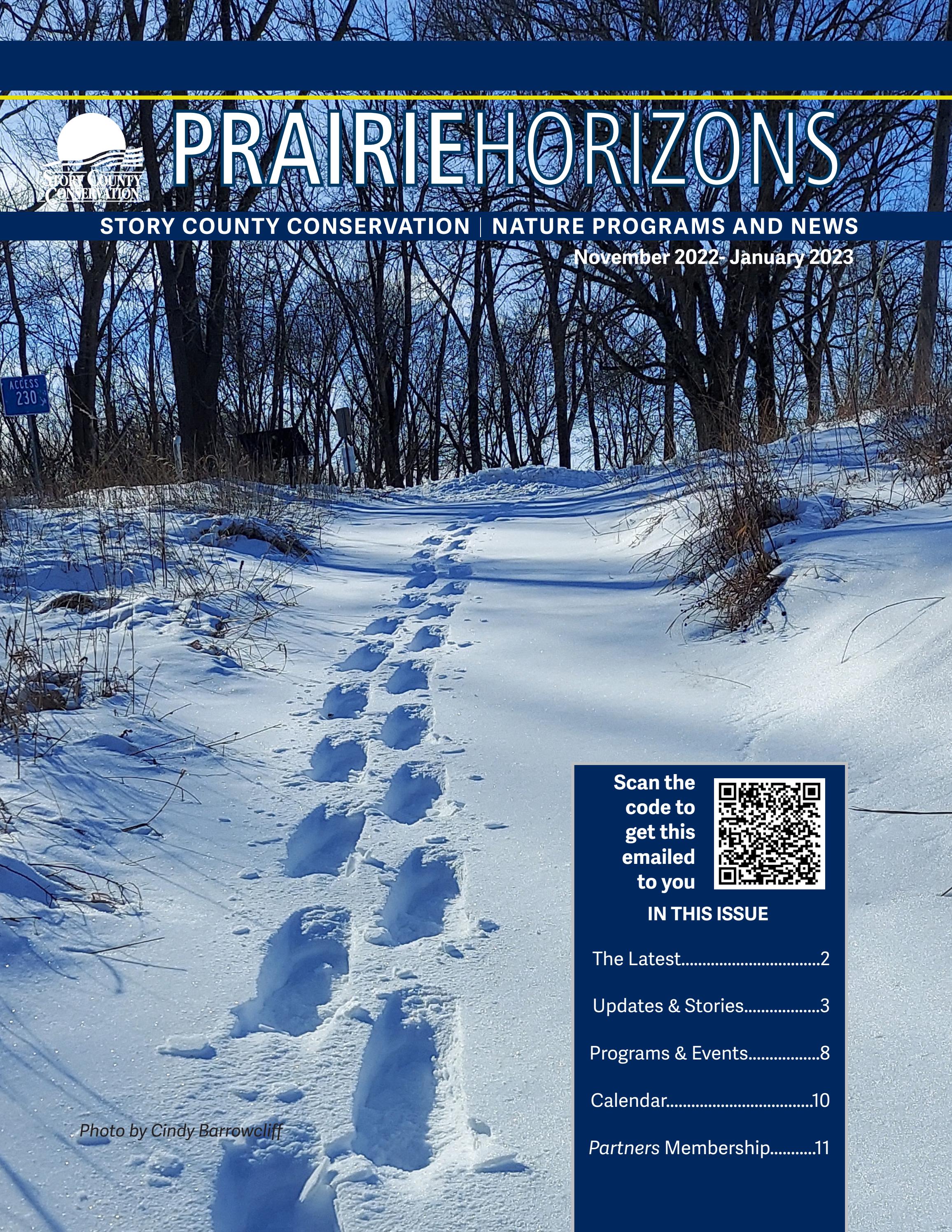 Winter 2022 - 2023 Prairie Horizons by Story County Conservation - Issuu