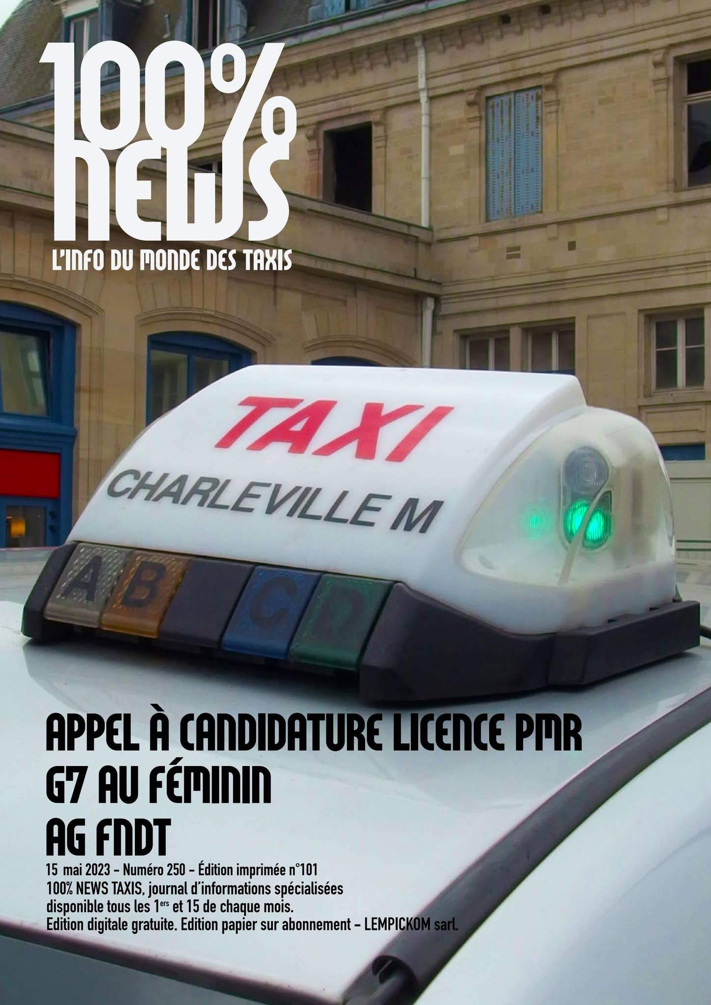 100% NEWS TAXIS n°250 by 100% NEWS - TAXIS - Issuu
