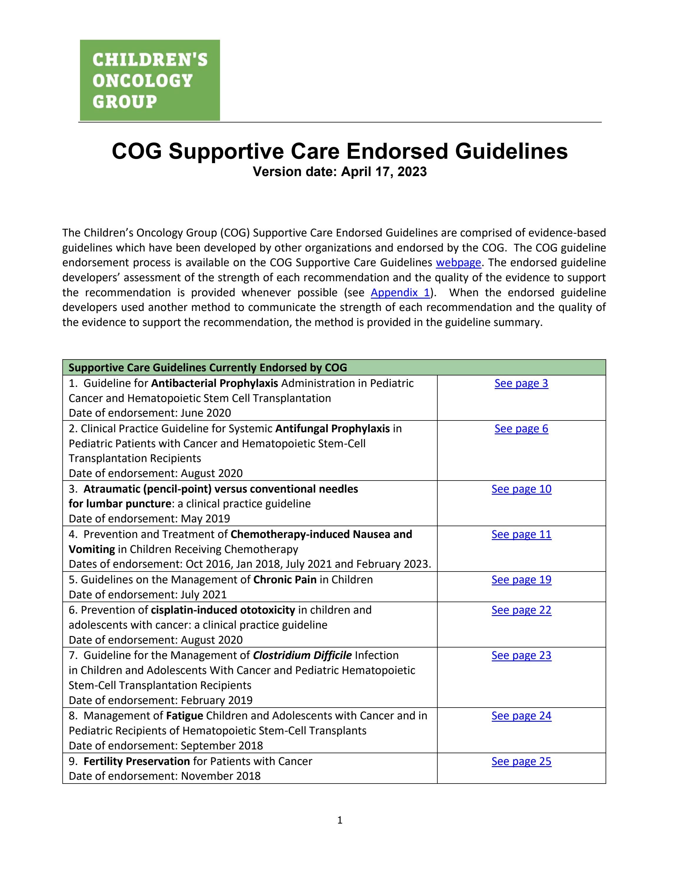 Rekomendacje COG dotyczące diagnostyki odległych powikłań u pacjentów ...