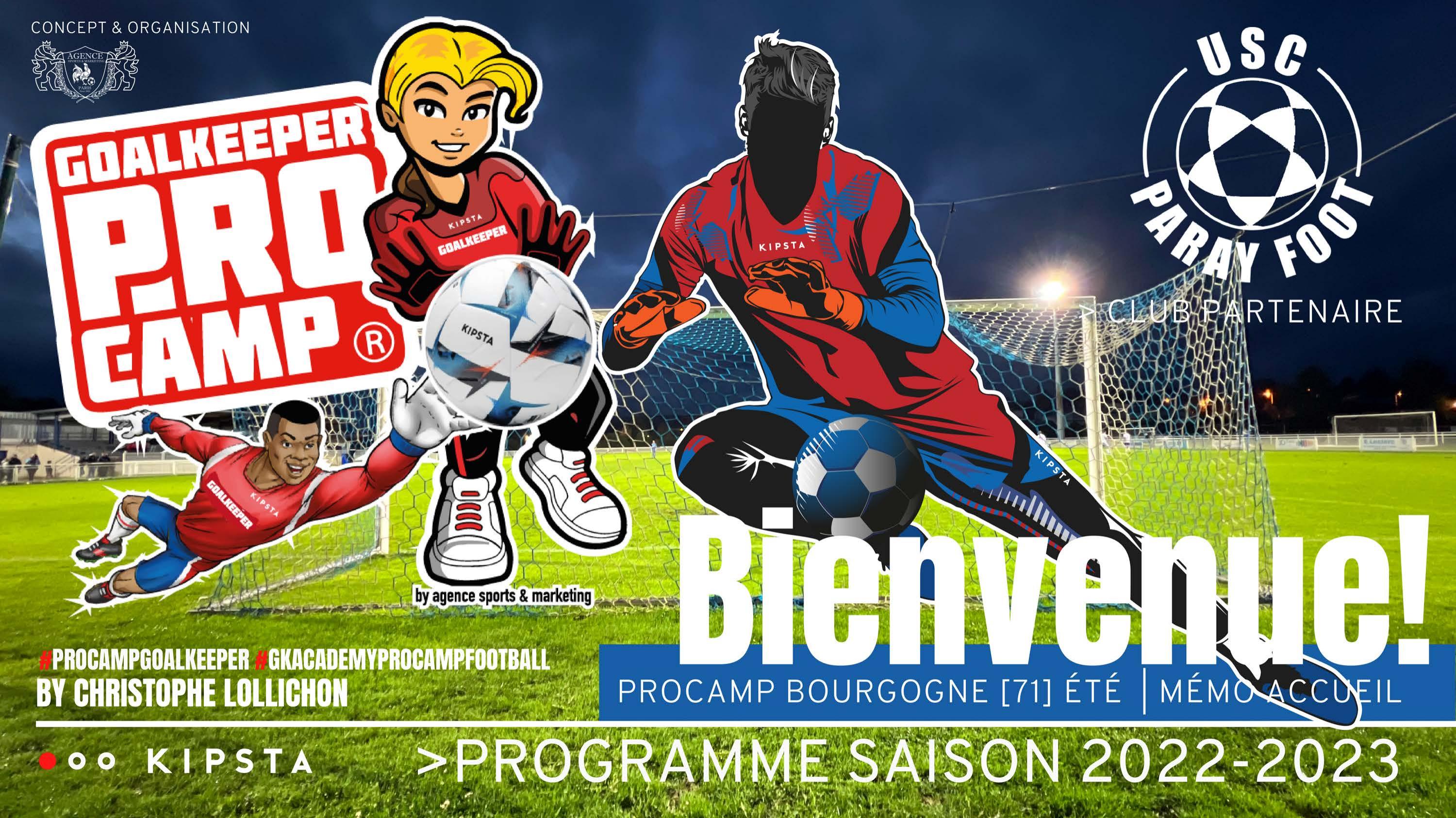 PROCAMP GOALKEEPER + PROCAMP FOOTBALL by Christophe LOLLICHON | BOURGOGNE [71] -SAISON 2022-2023 ...