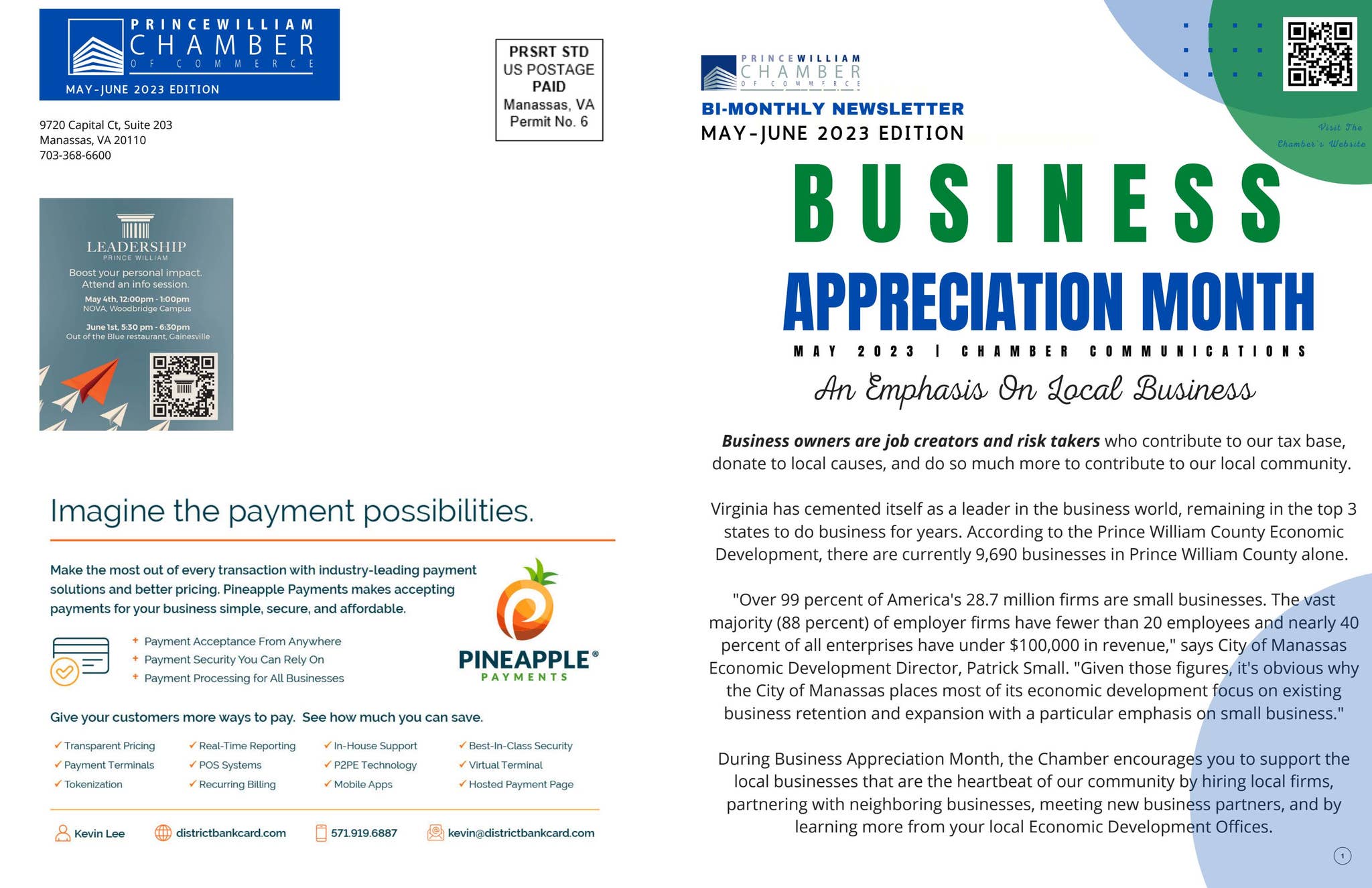 May-June 2023 Bi-Monthly Newsletter by princewilliamchamberofcommerce ...