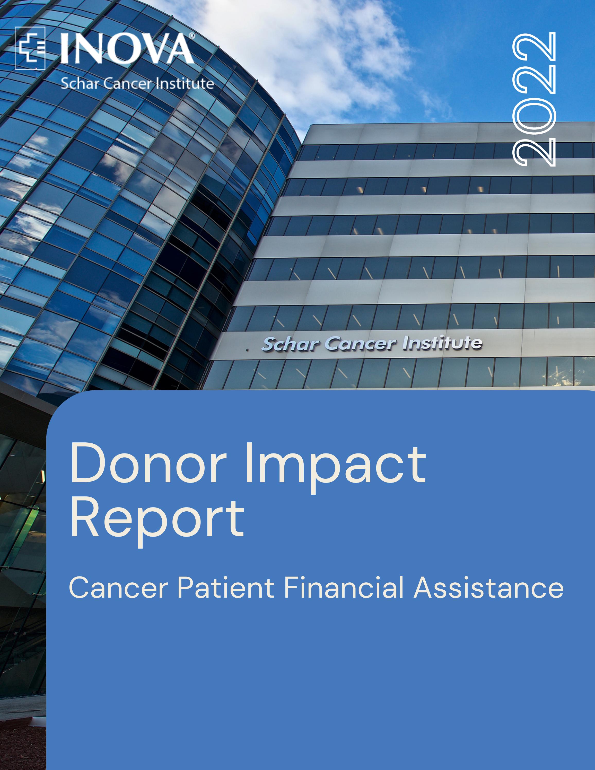 Inova Cancer Patient Financial Assistance 2022 Donor Impact Report by ...
