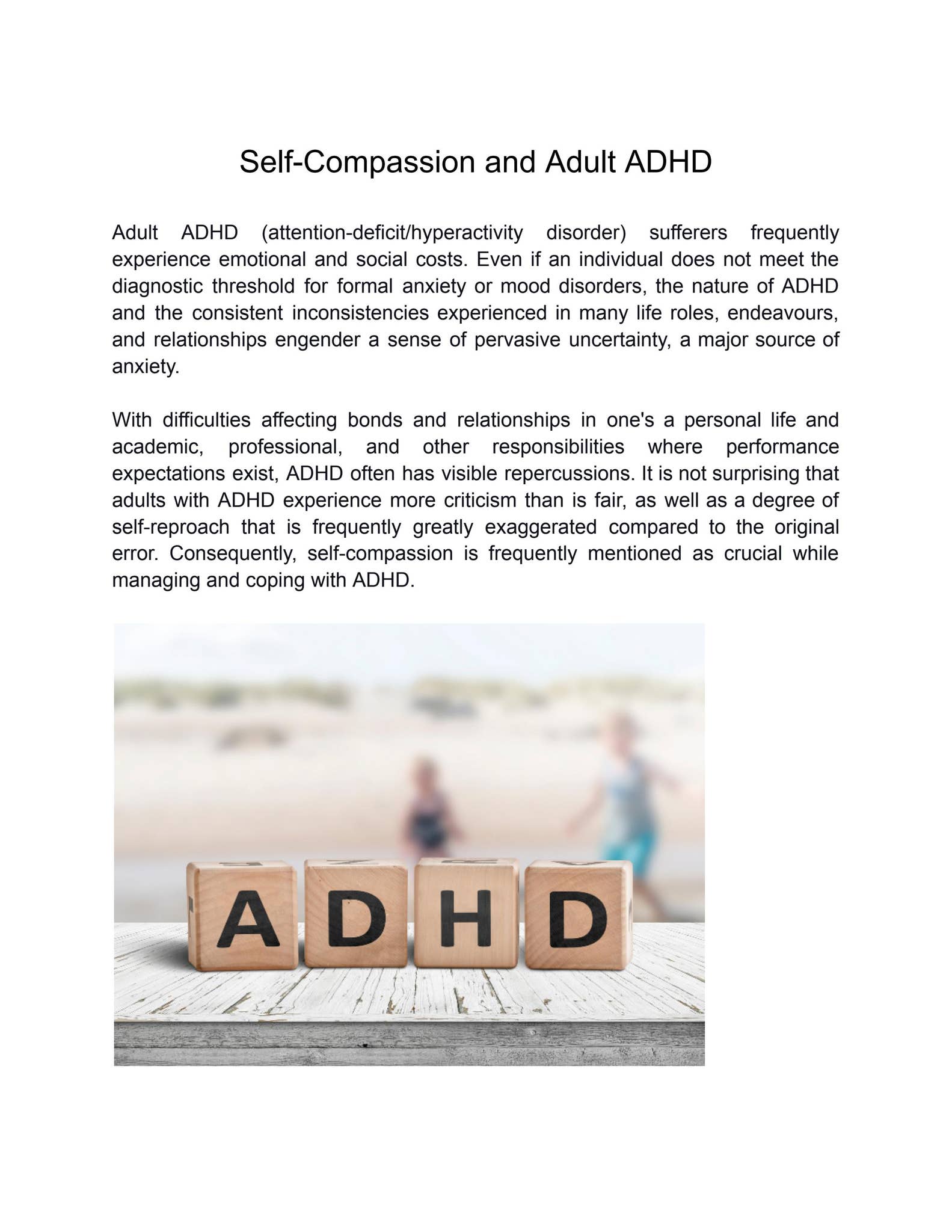 Self-Compassion and Adult ADHD by Tomatis® Method Australia - Issuu