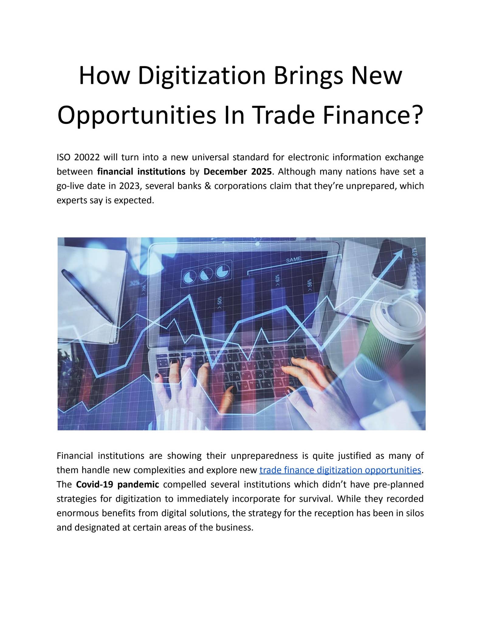How Digitization Brings New Opportunities In Trade Finance? by Emerio ...