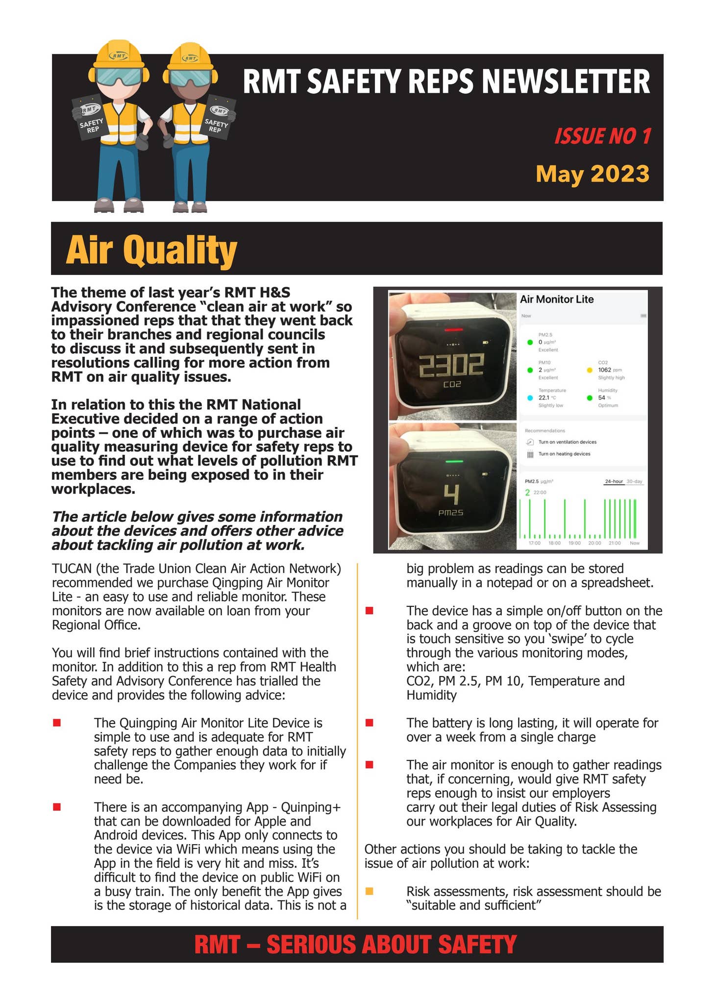 Health & Safety Reps Newsletter by RMT Union - Issuu