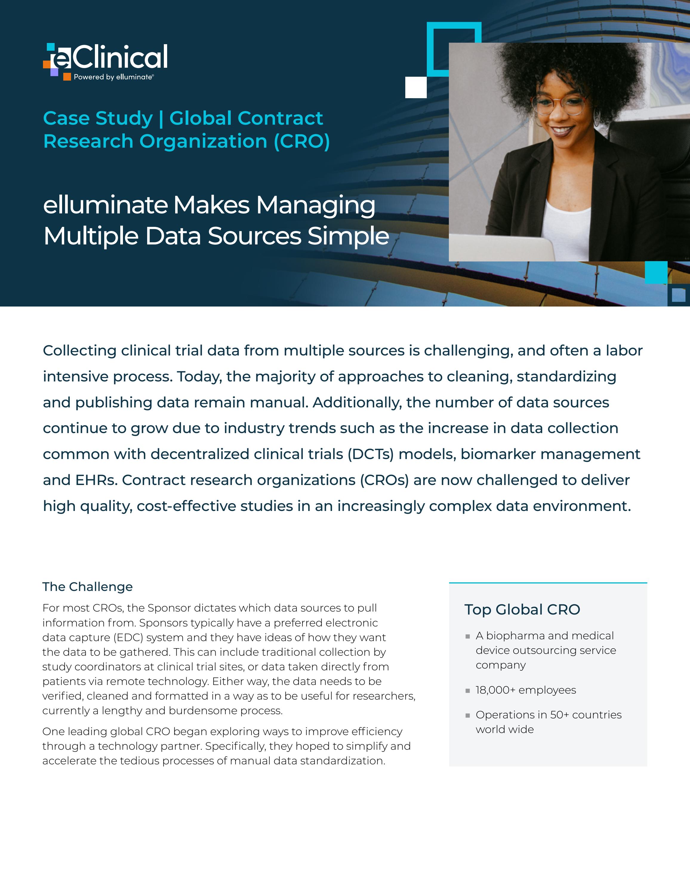Global Contract Research Organization (CRO) Case Study by eClinical ...