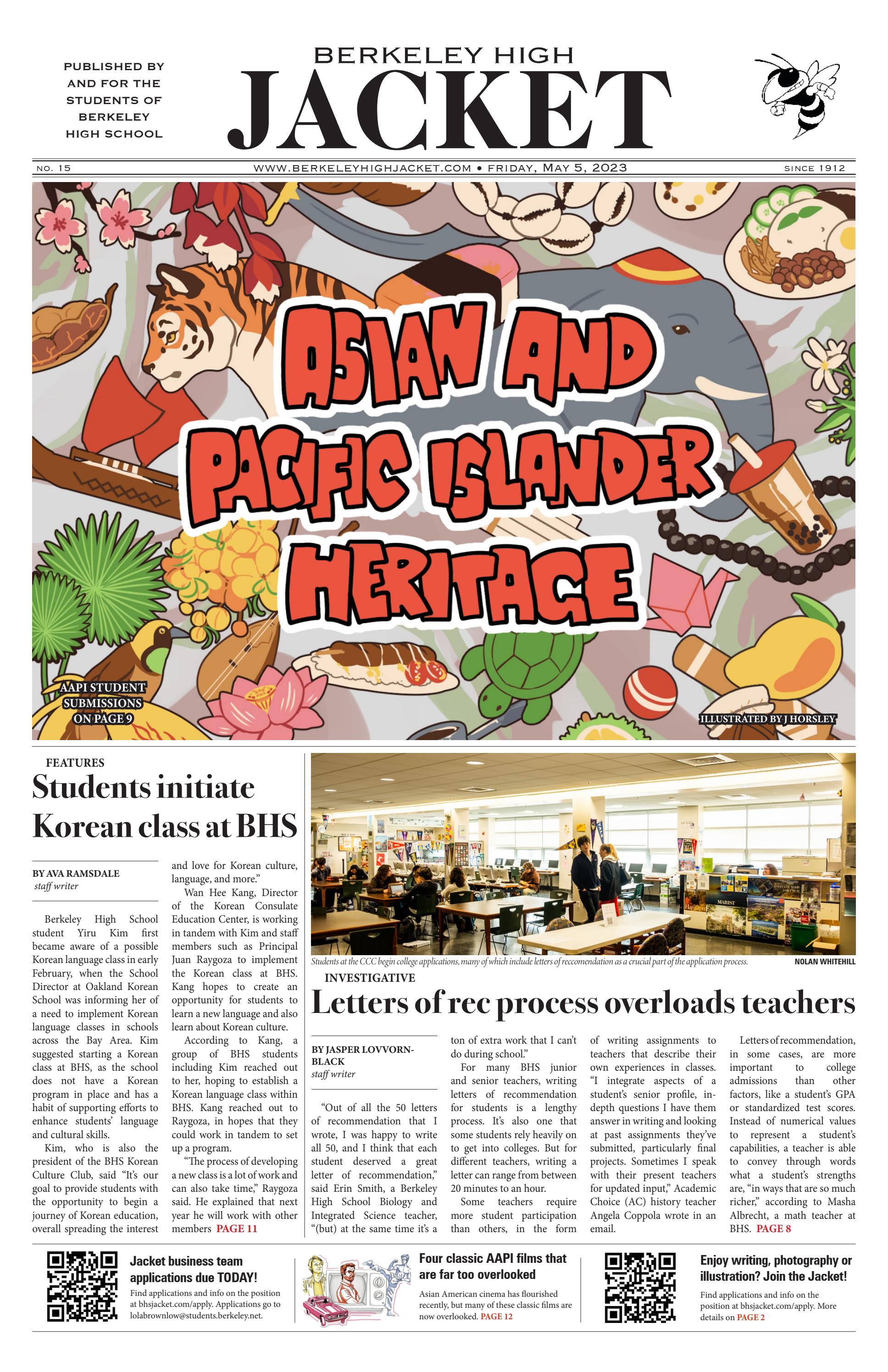 BHS Jacket 2022/23 Issue 15 by BHS Jacket Newspaper - Issuu