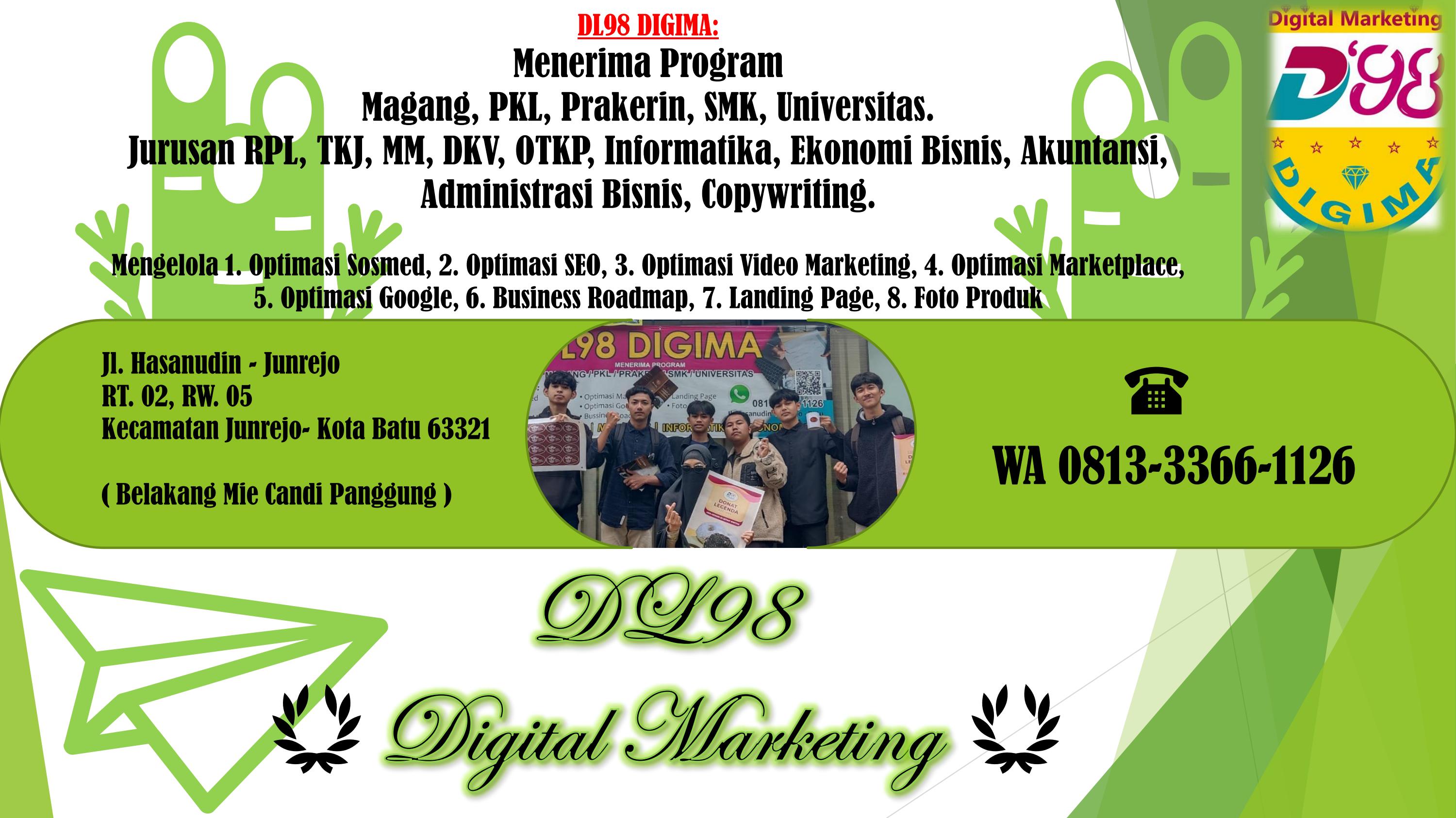 EXCLUSIVE, WA 0813-3366-1126, Menerima Magang Smk, Universitas, Prakerin DL98 Digima Malang by ...
