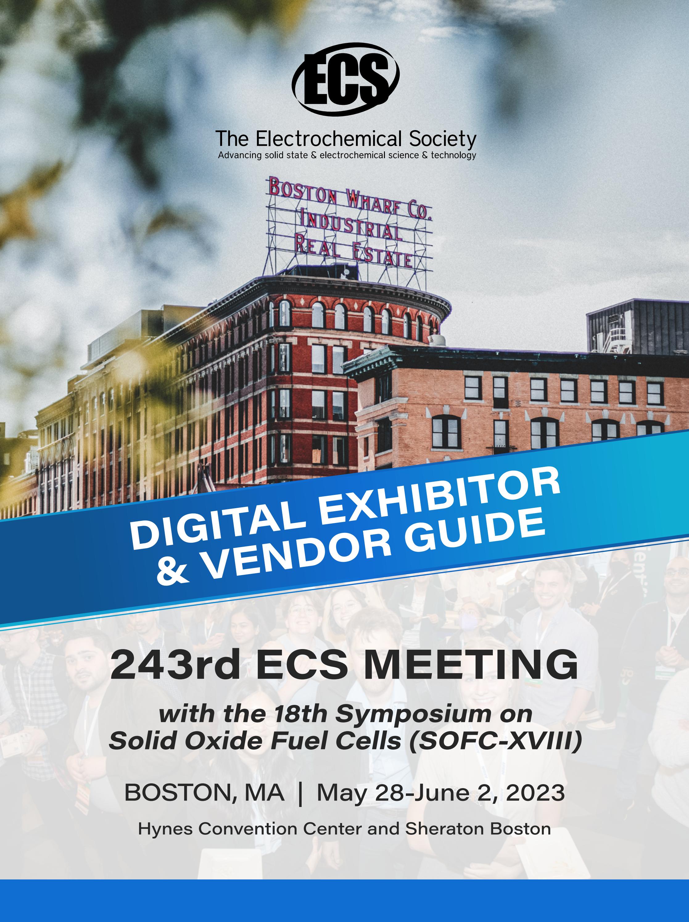 DIGITAL EXHIBITOR & VENDOR GUIDE-243rd ECS MEETING with the 18th ...