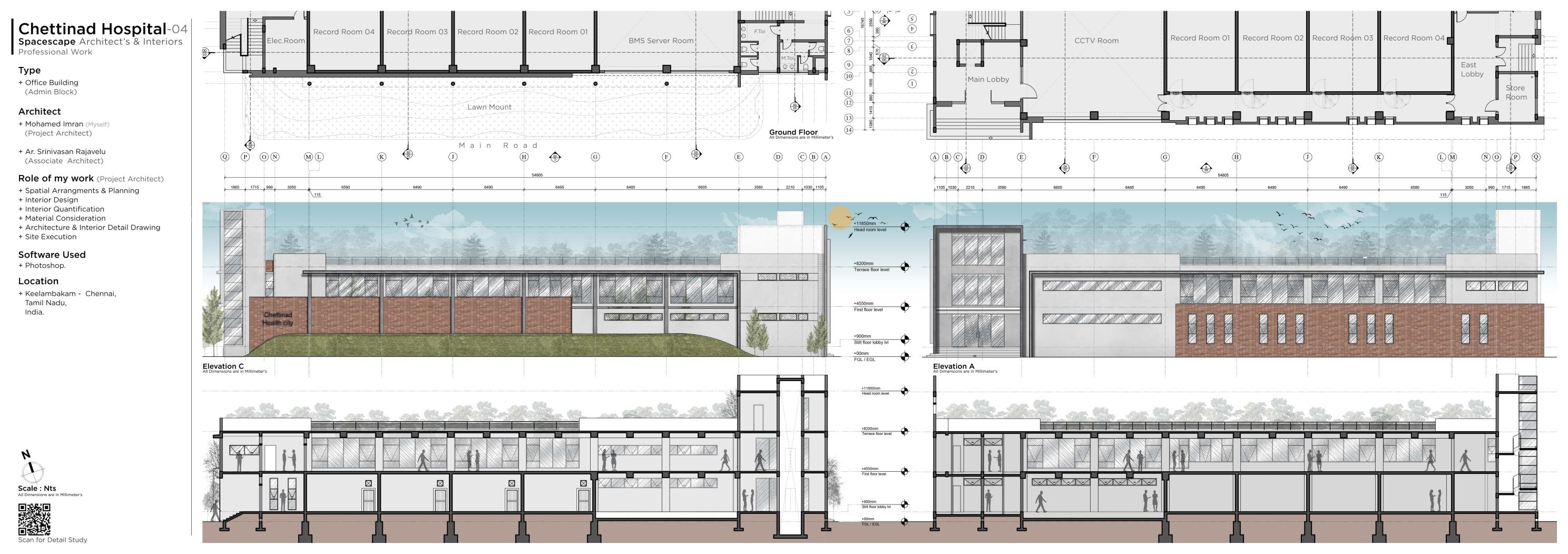 Chettinad Admin Block_GFC_Junior Architect_Spacescape - Chennai. by ...