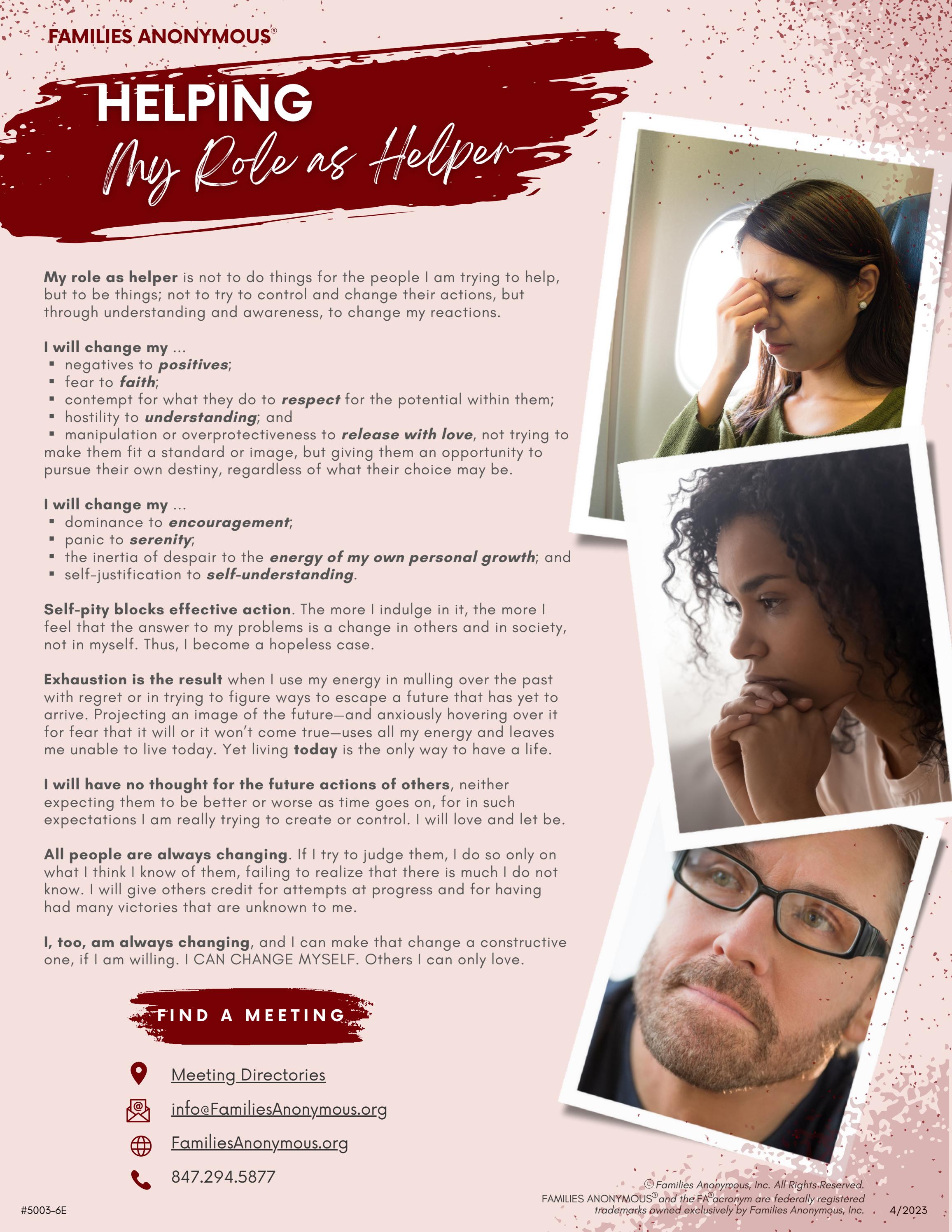 Helping - Families Anonymous by FamiliesAnonymous - Issuu