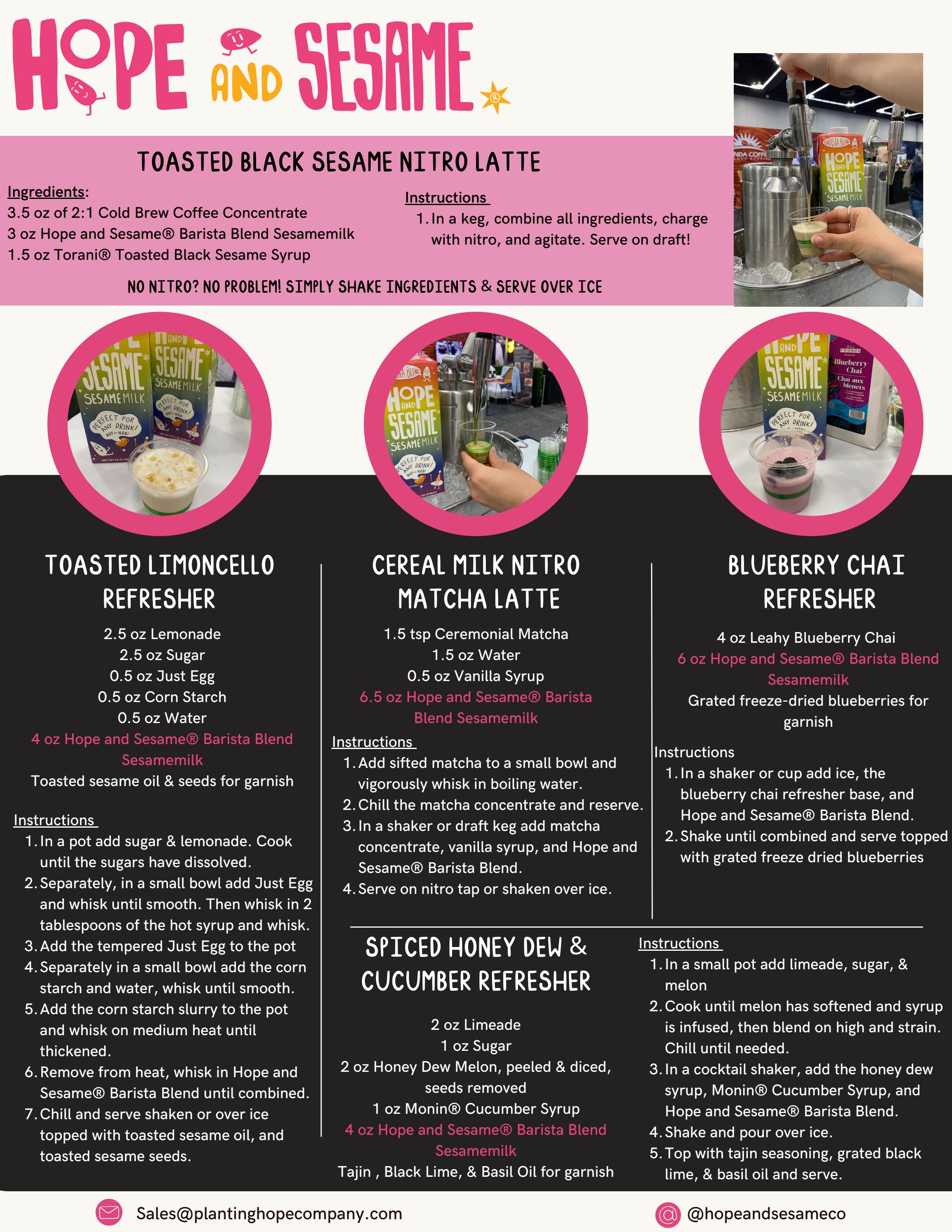 Hope and Sesame Signature Serves by The Planting Hope Company Inc. - Issuu