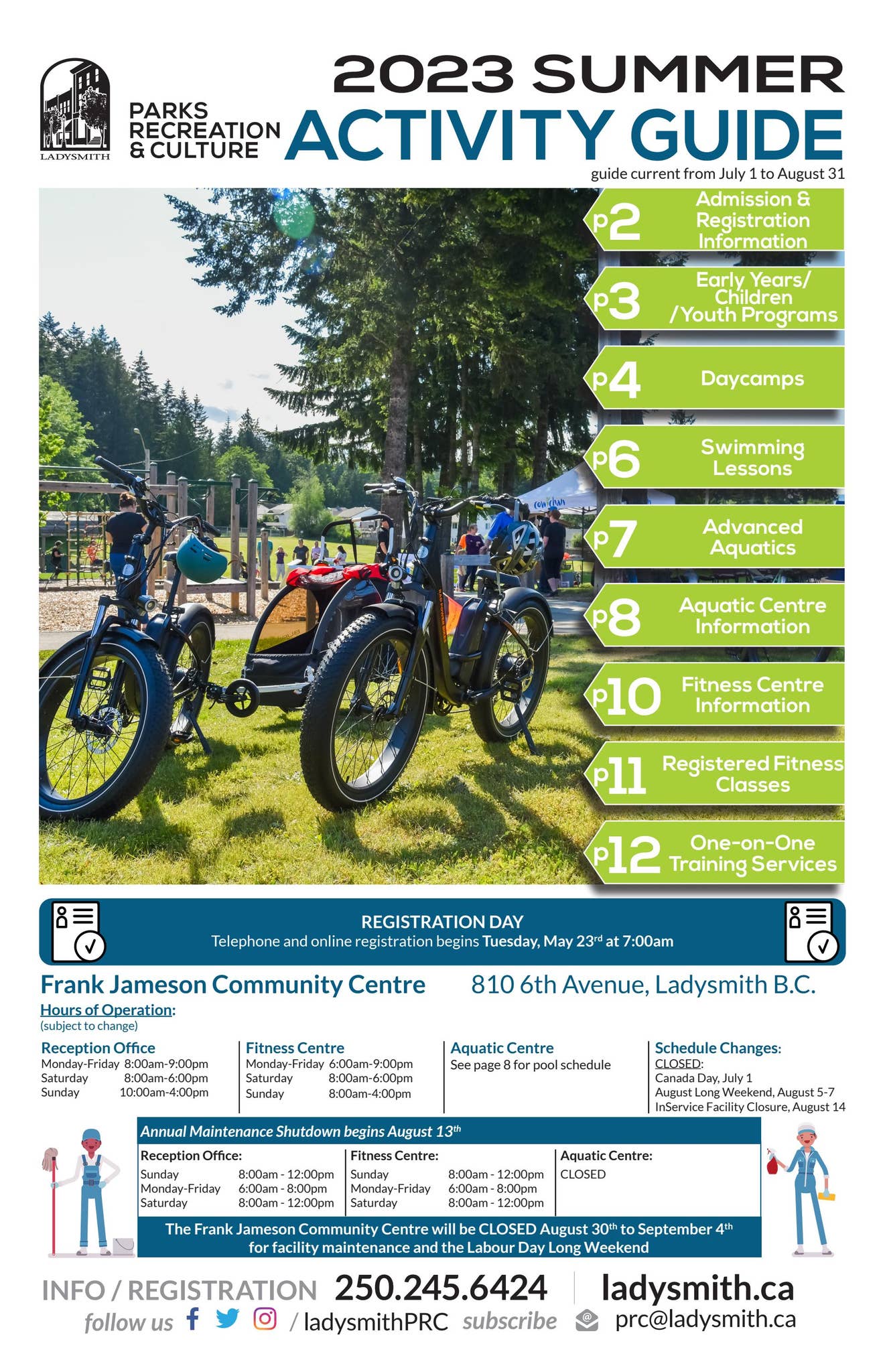 Ladysmith Parks, Recreation & Culture 2023 Summer Activity Guide by ...