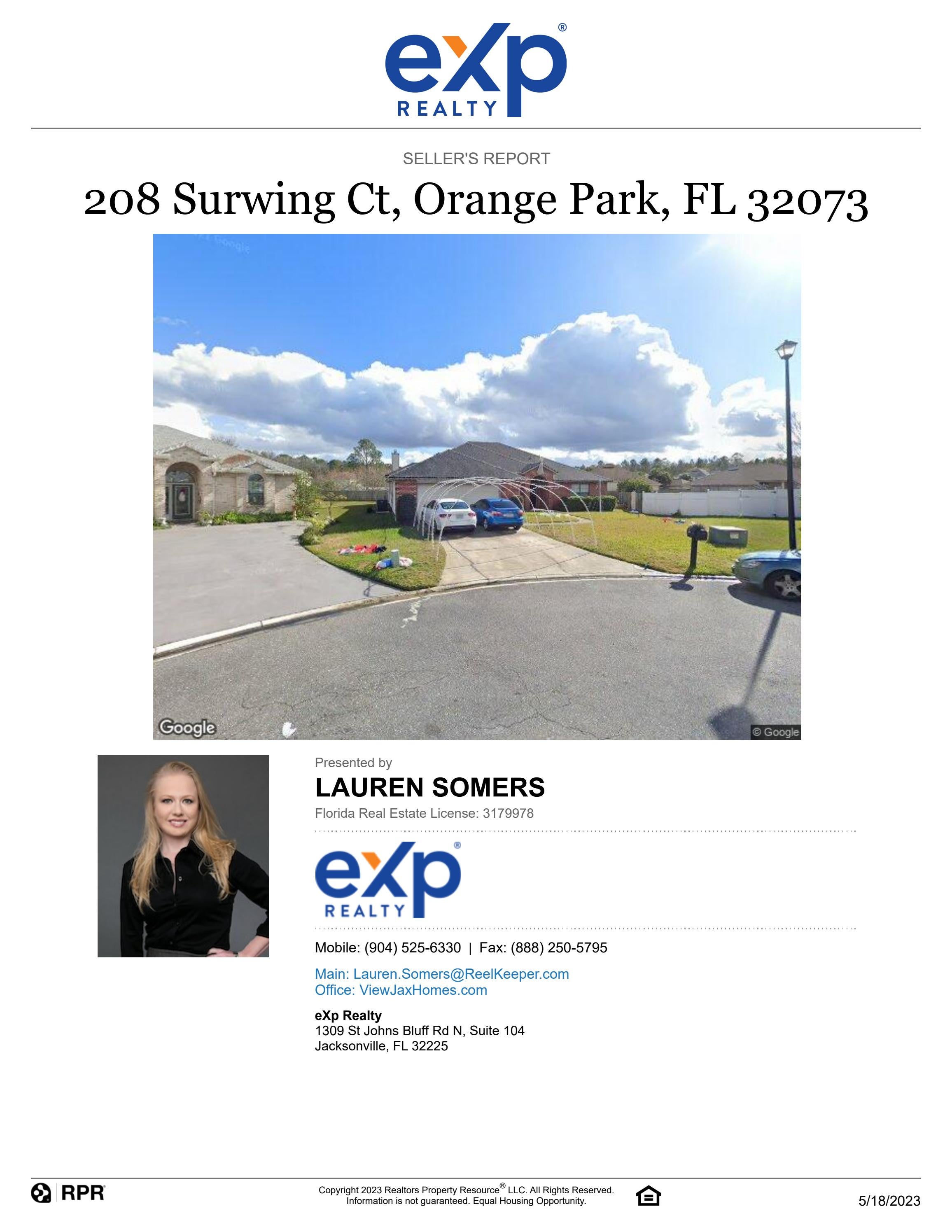 208 Surwing Ct - Preliminary Market Analysis by ReelKeeperHomeTeam - Issuu