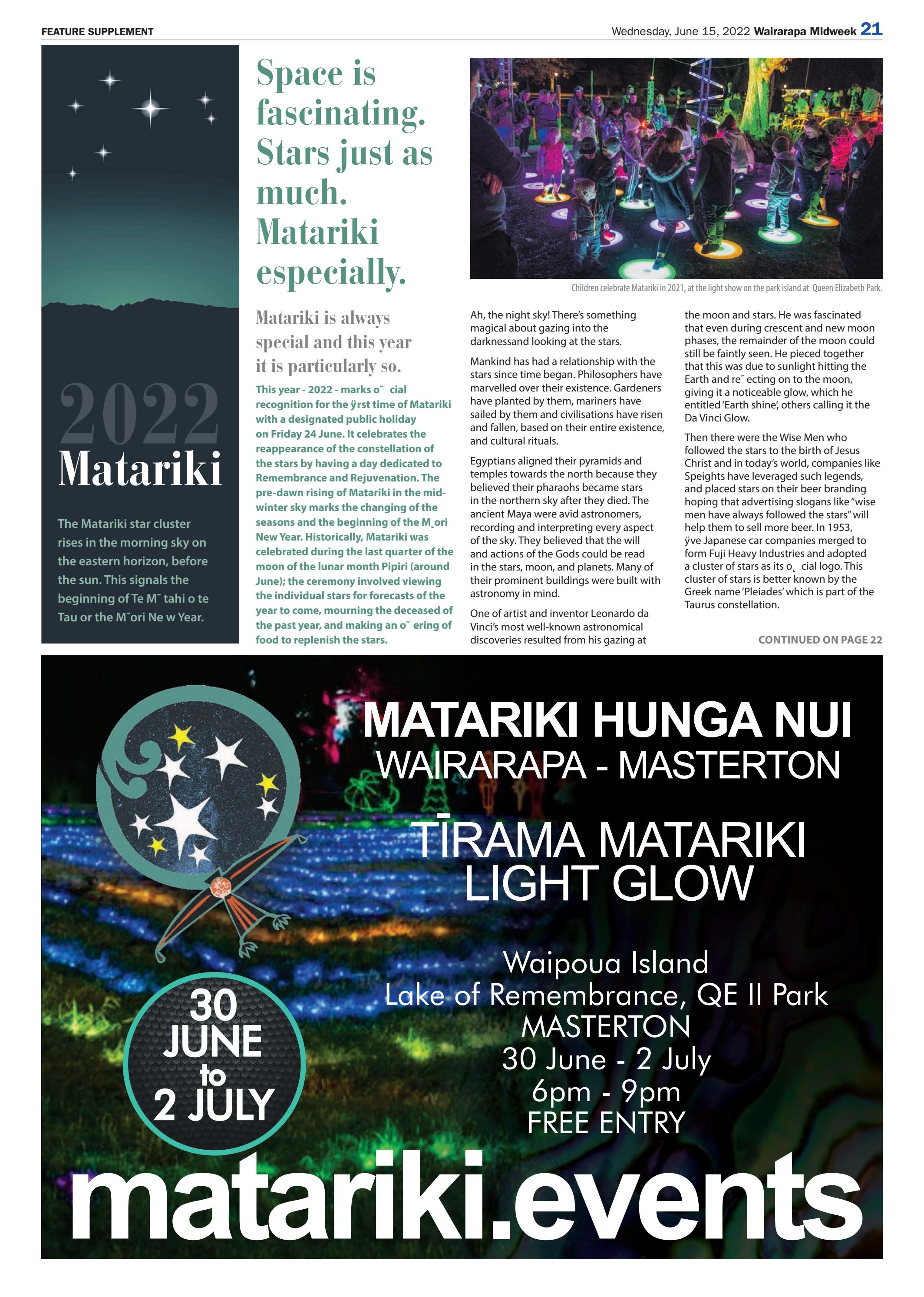 Matariki 2022 by Wairarapa Times-Age - Issuu