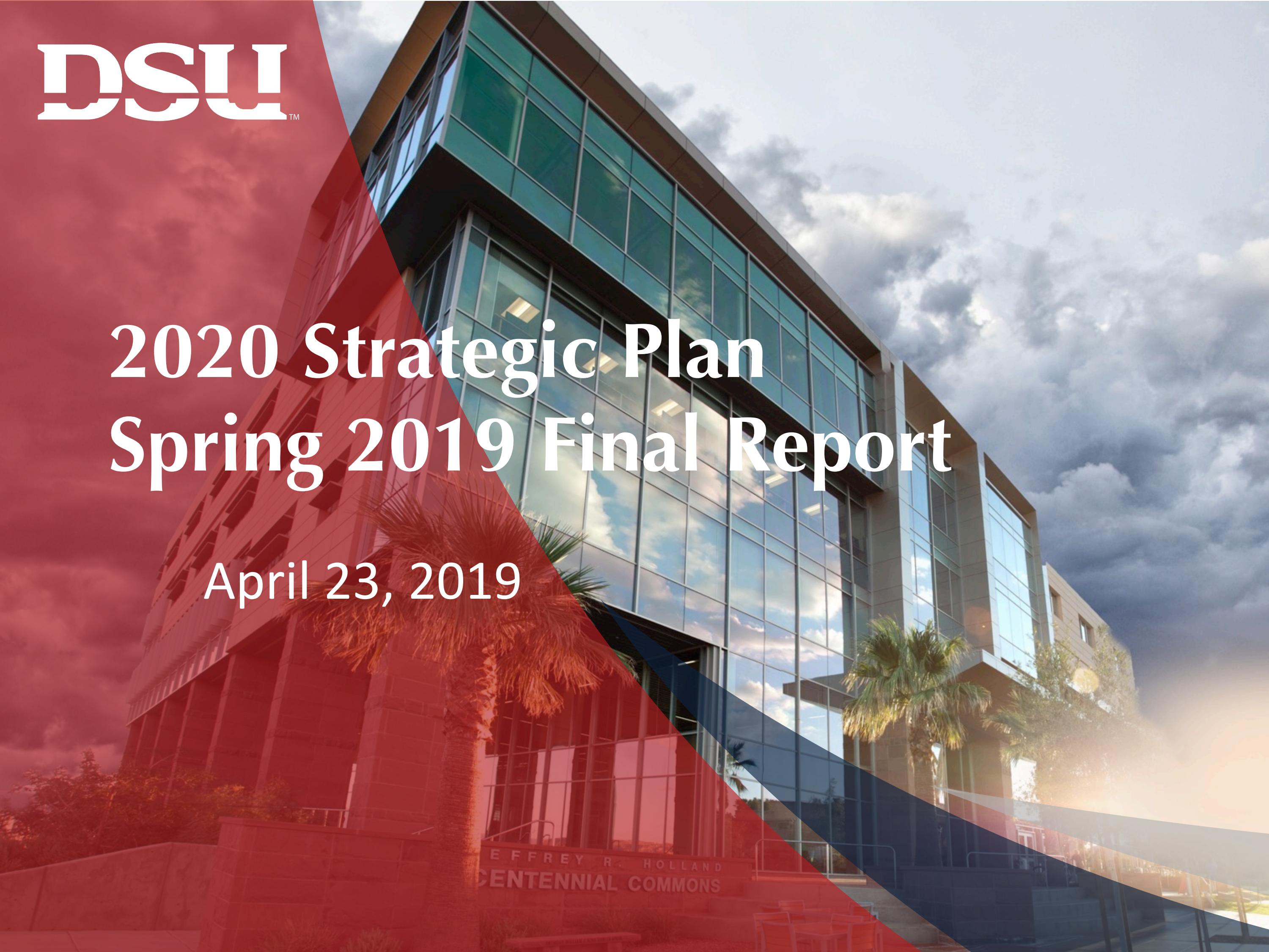 DSU's Strategic Plan - Final Report - Part 1 by Utah Tech University - Issuu