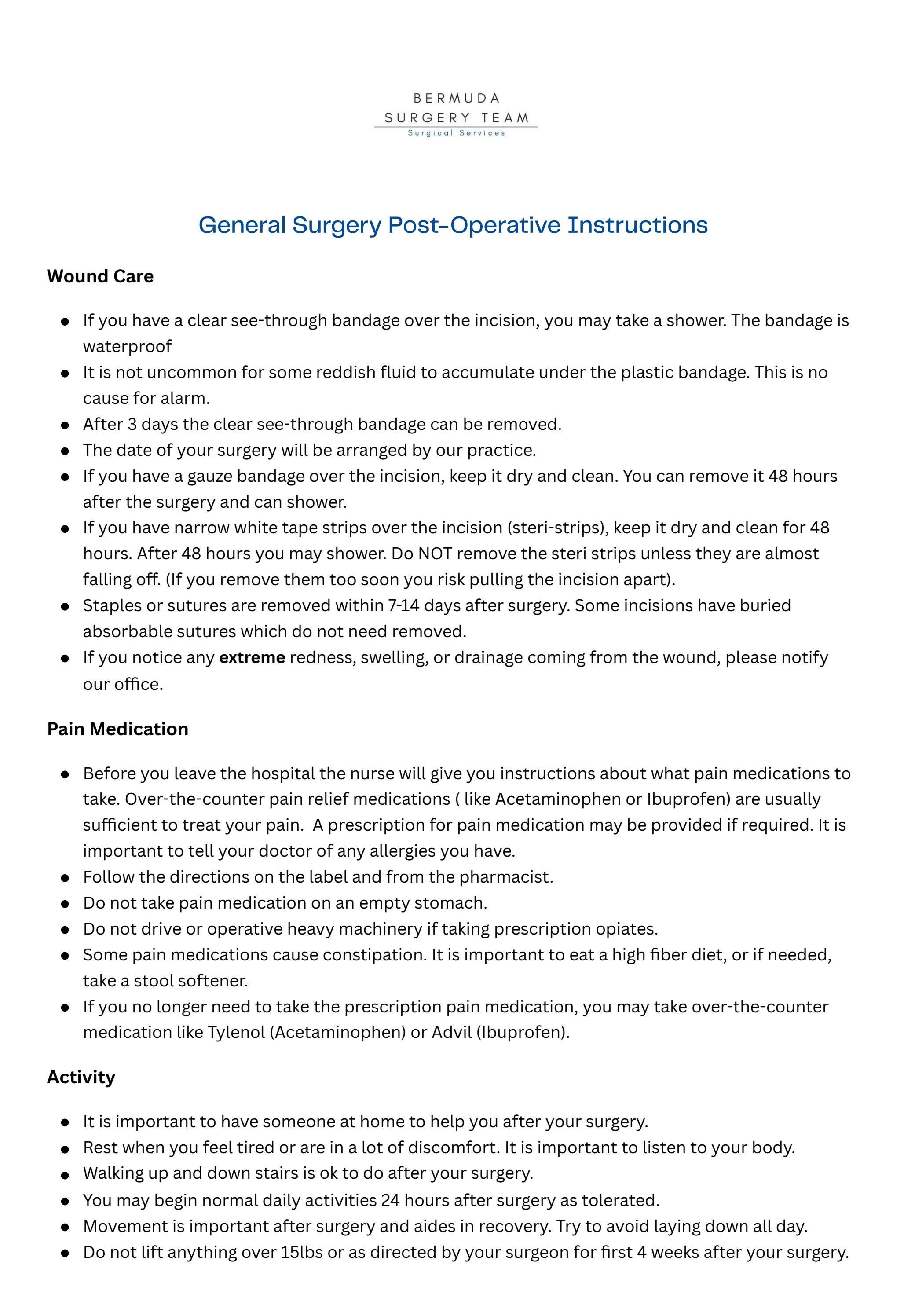 general surgery post operative instructions by l1yg6 - Issuu