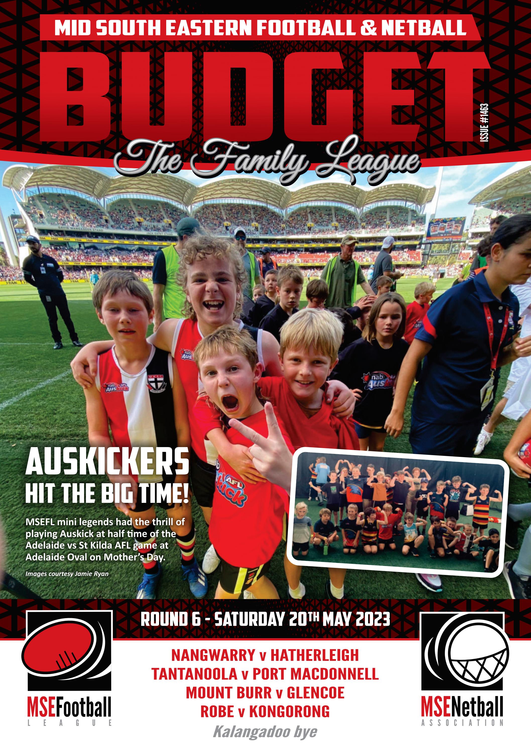 Mid South Eastern Football & Netball Budget - Round 6, 2003 by Xpress ...