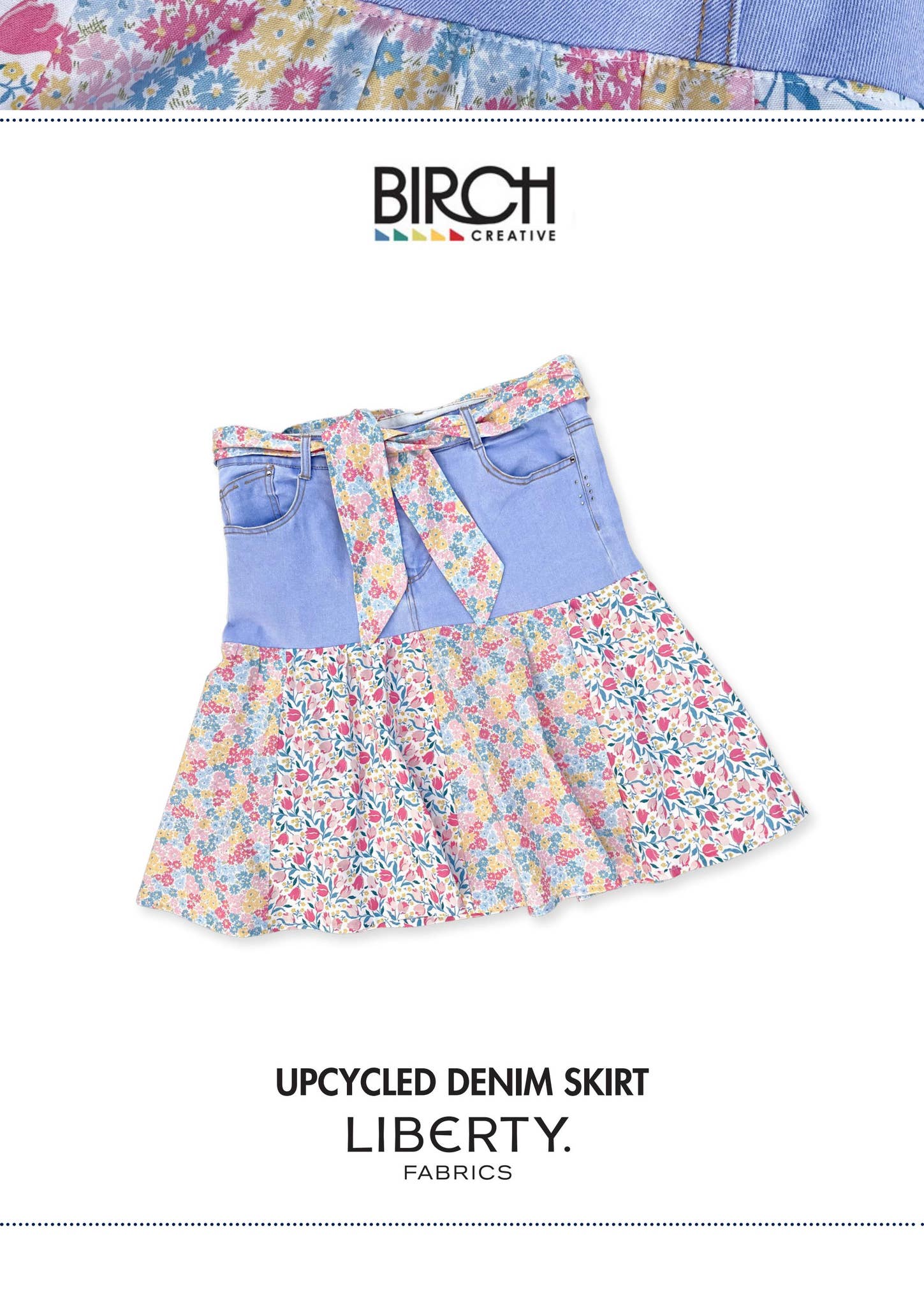 BIRCH CREATIVE - LIBERTY LONDON PARK - DENIM SKIRT by Birch Creative ...