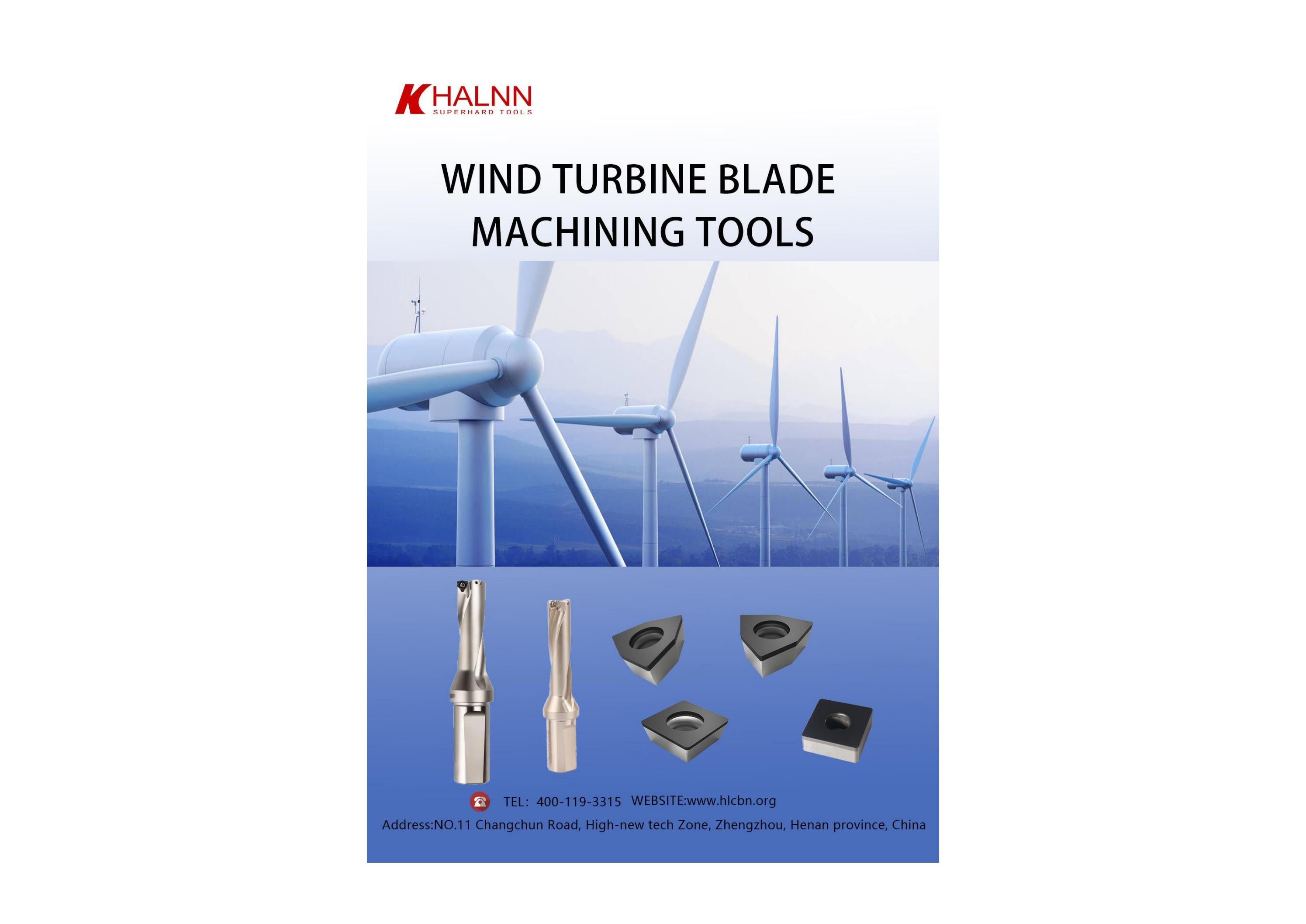Wind turbine blade machining tools by Halnn Tools - Issuu