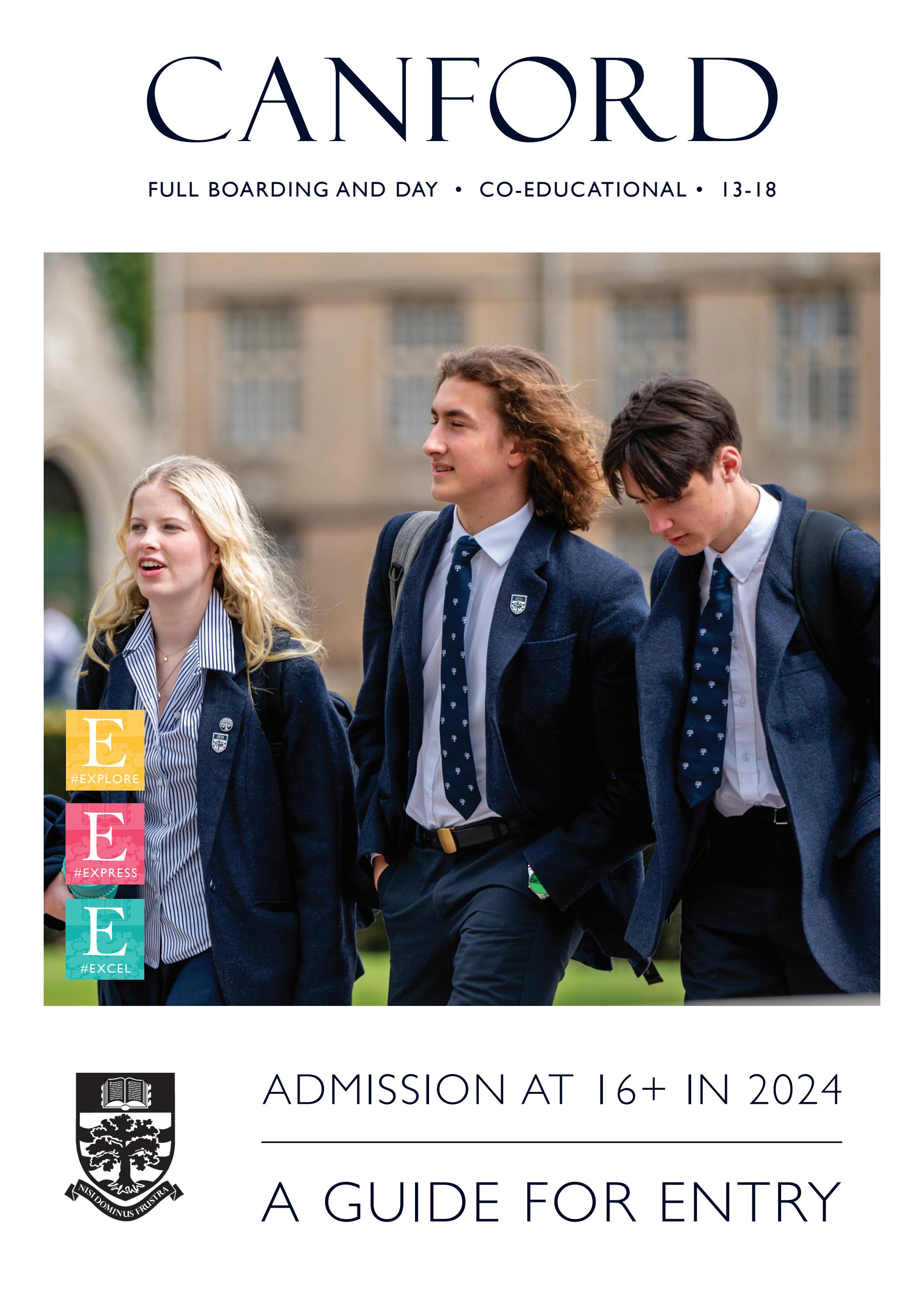 Canford School - Admissions at 16+ by Canford School - Issuu