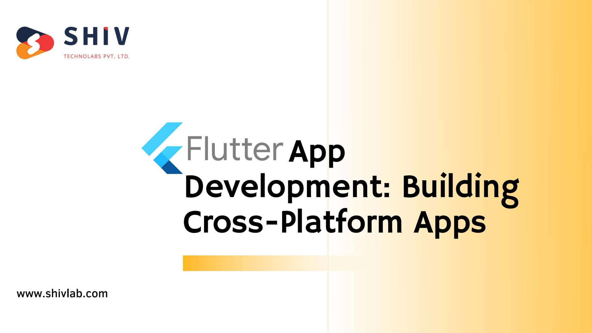Flutter App Development: Building Cross-Platform Apps by Shiv Technolabs - Issuu