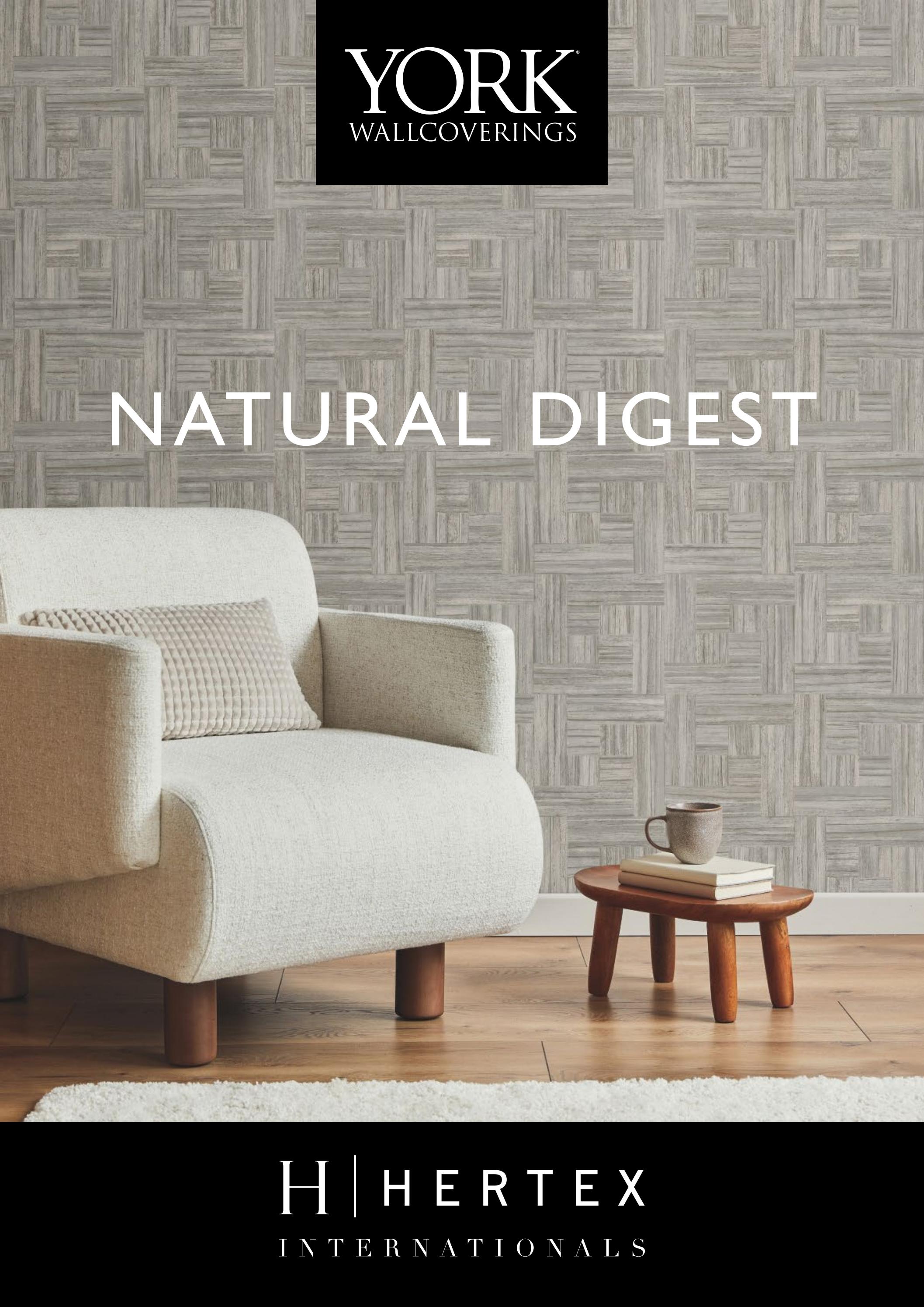 Hertex Internationals York Natural Digest Wallpaper Collection by ...