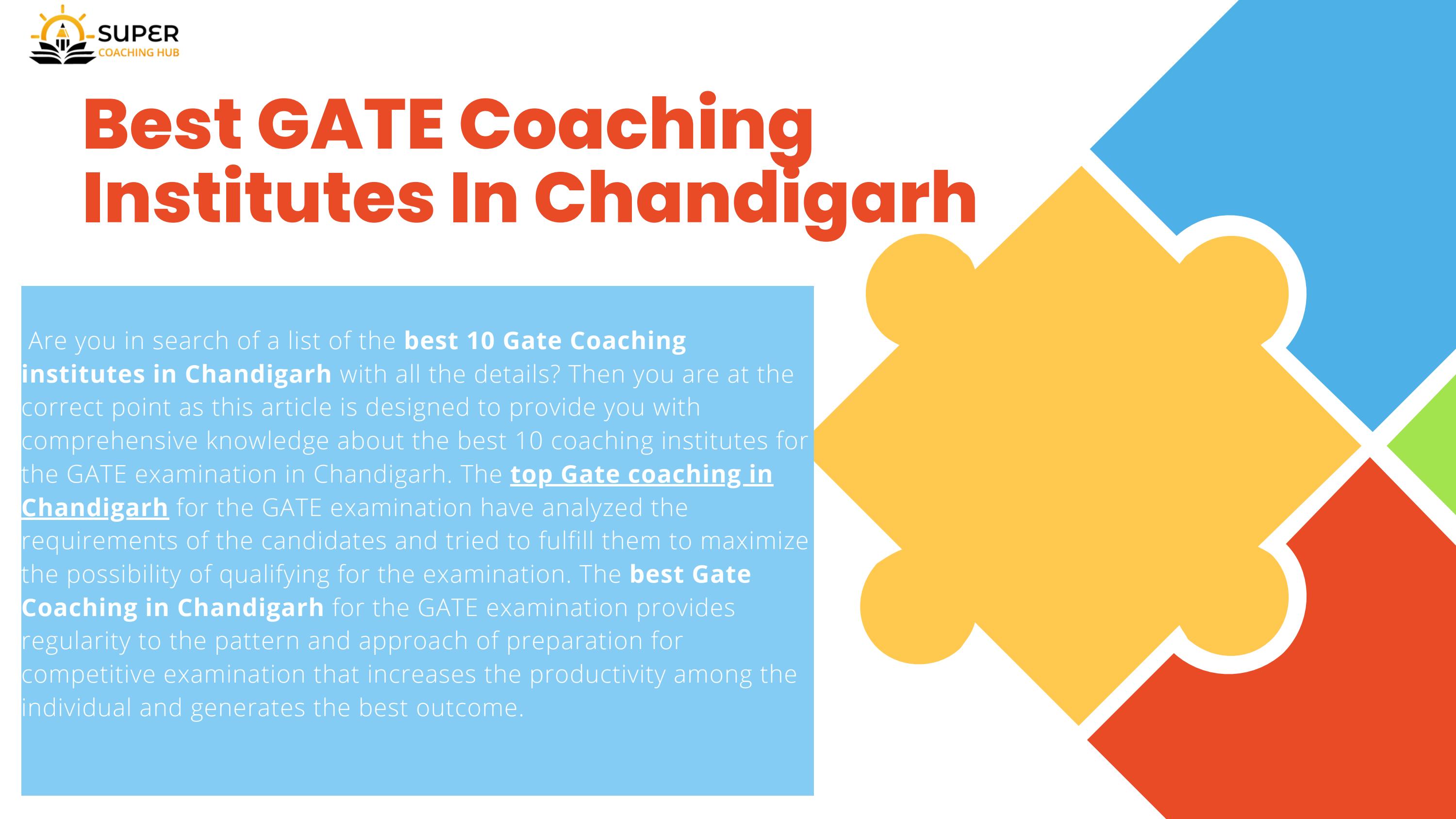 Best GATE Coaching Institutes In Chandigarh by Shivani Arya - Issuu
