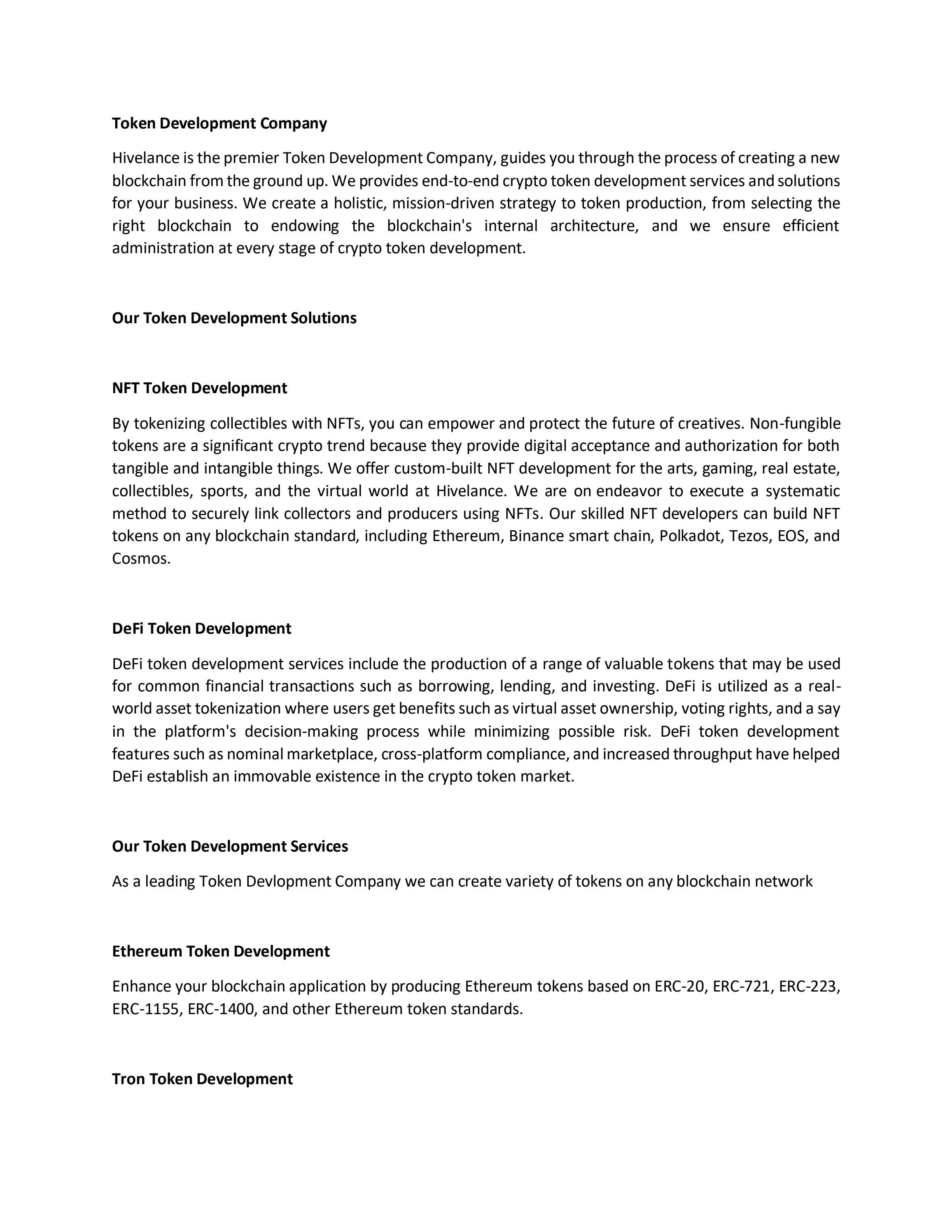 Create and Launch Your Own Crypto Token Within a Day by charles1605 - Issuu