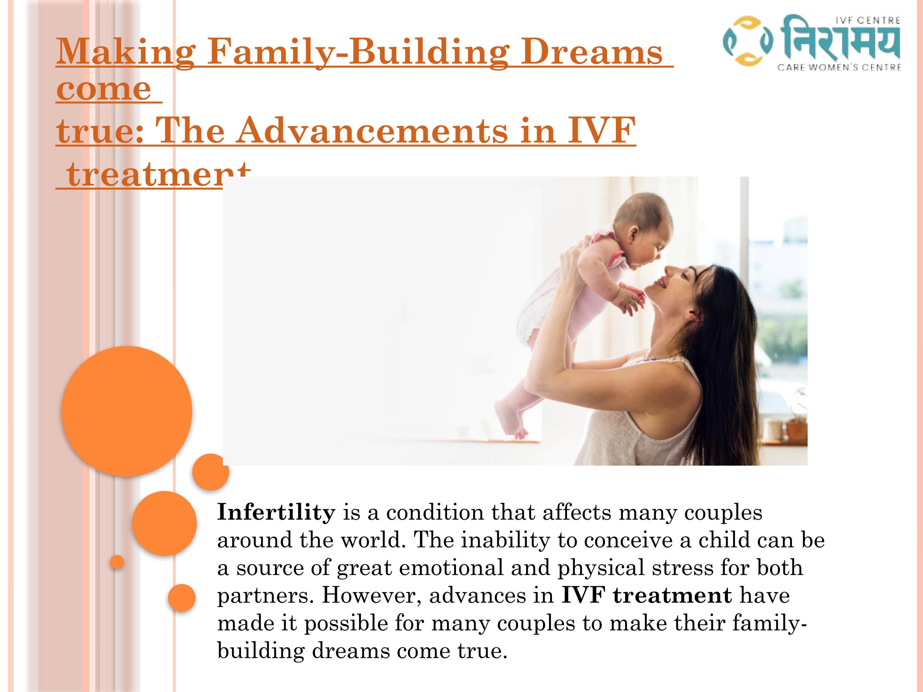 Making Family-Building Dreams come true: The Advancements in IVF treatment by Niramay - Care ...
