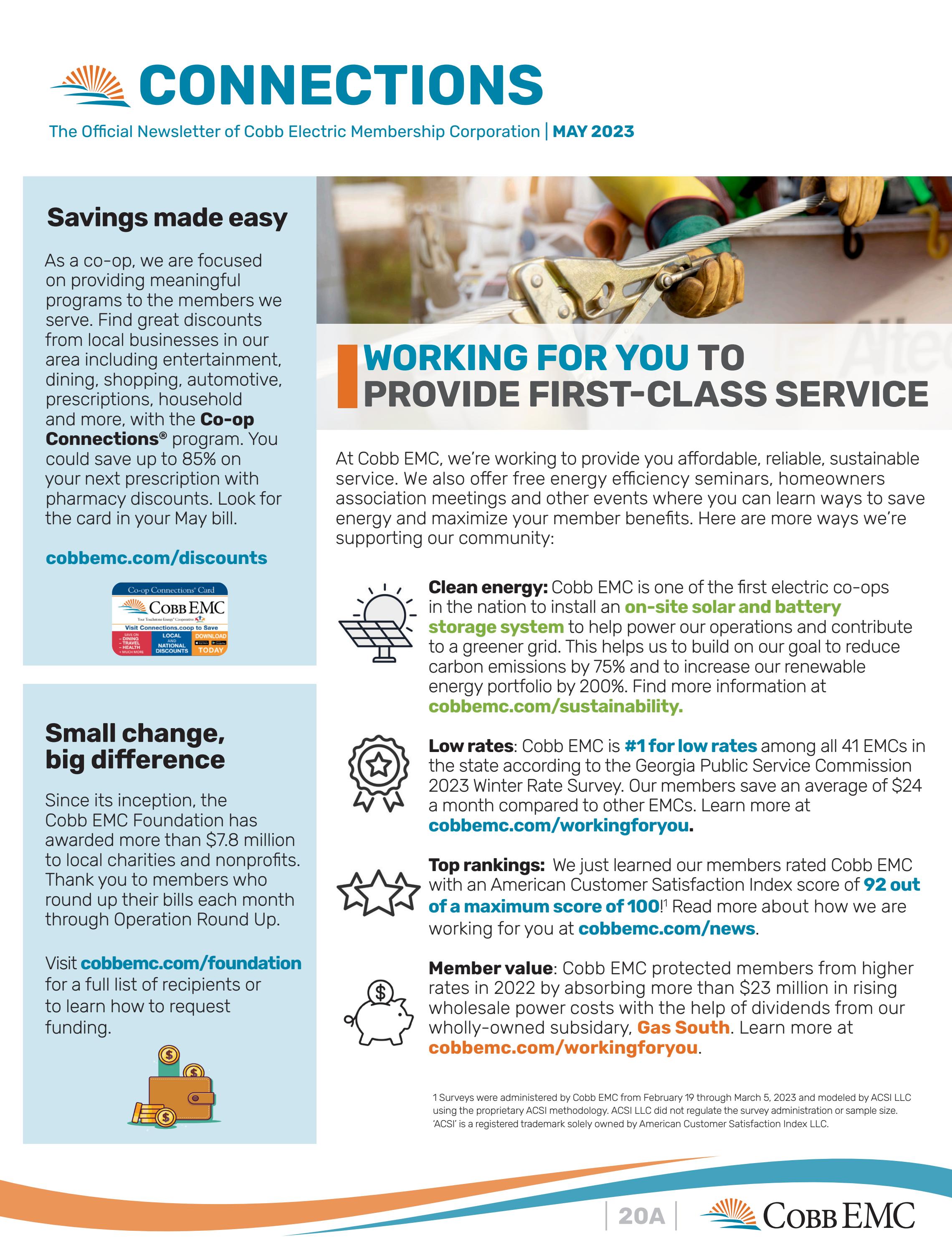 May 2023 Connections Newsletter by Cobb EMC - Issuu