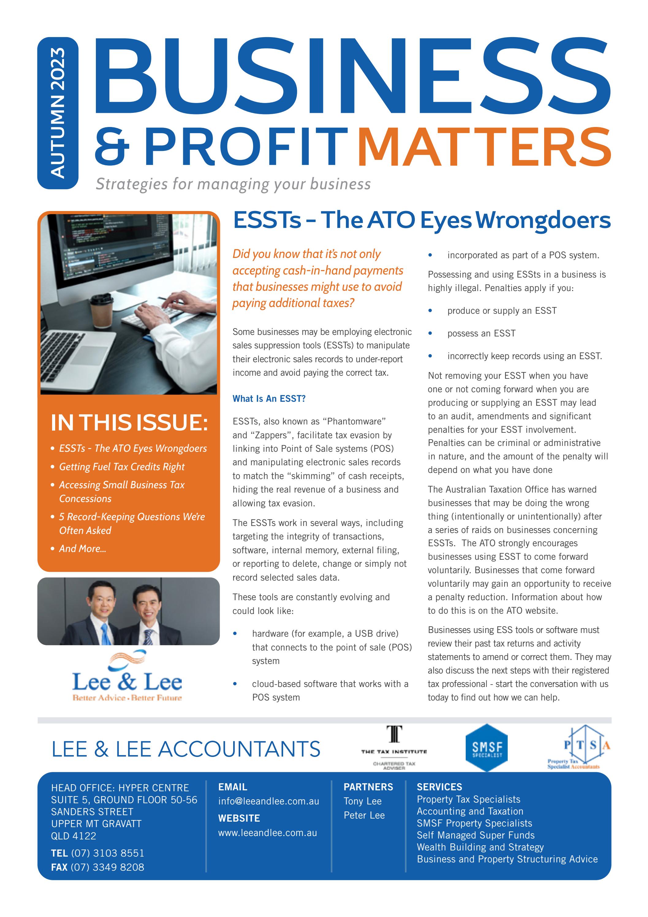 Autumn 2023 - Business & Profit Matters Edition by Lee&Lee - Issuu