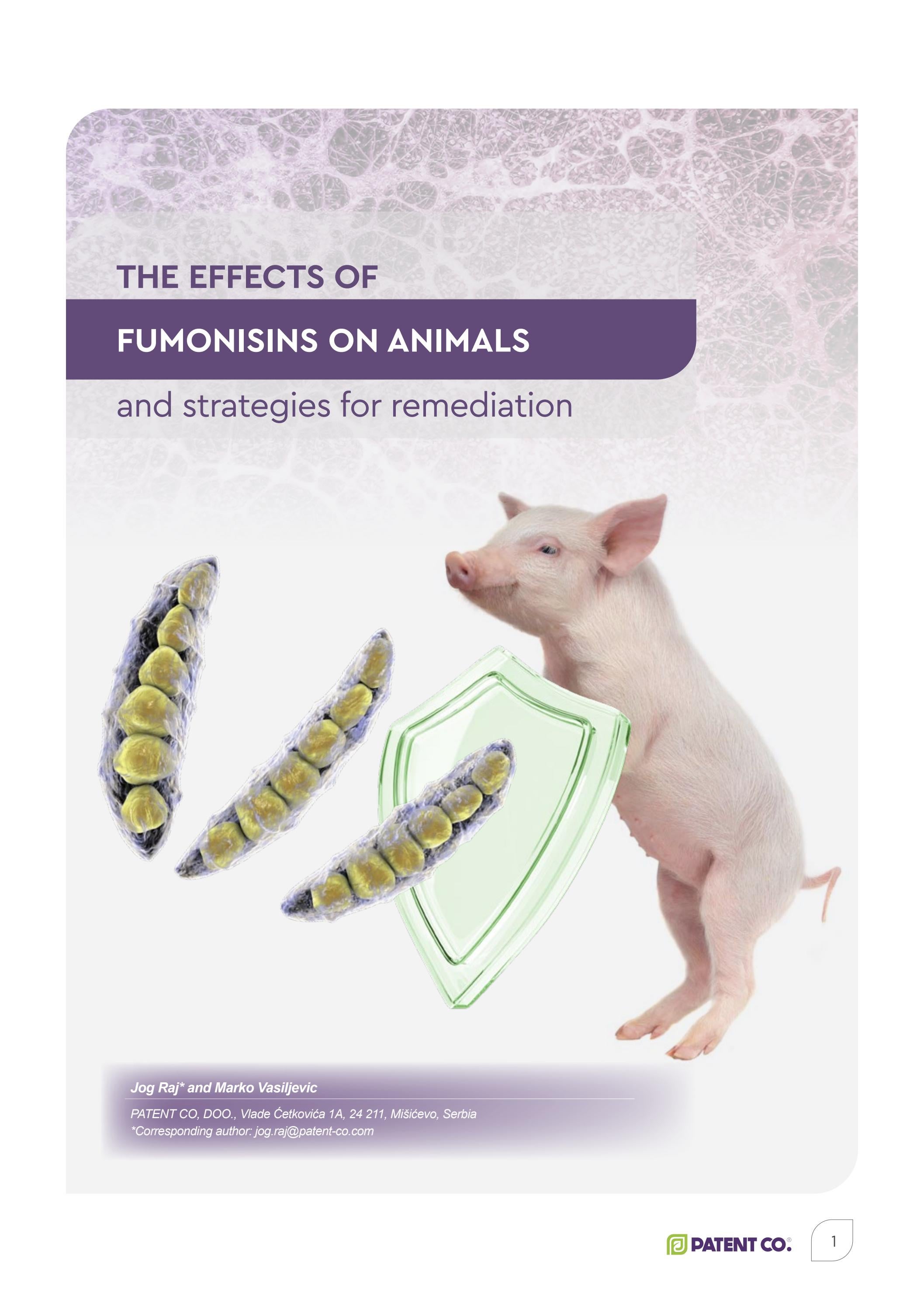 The effects of Fumonisins on animals and strategies for remediation by ...