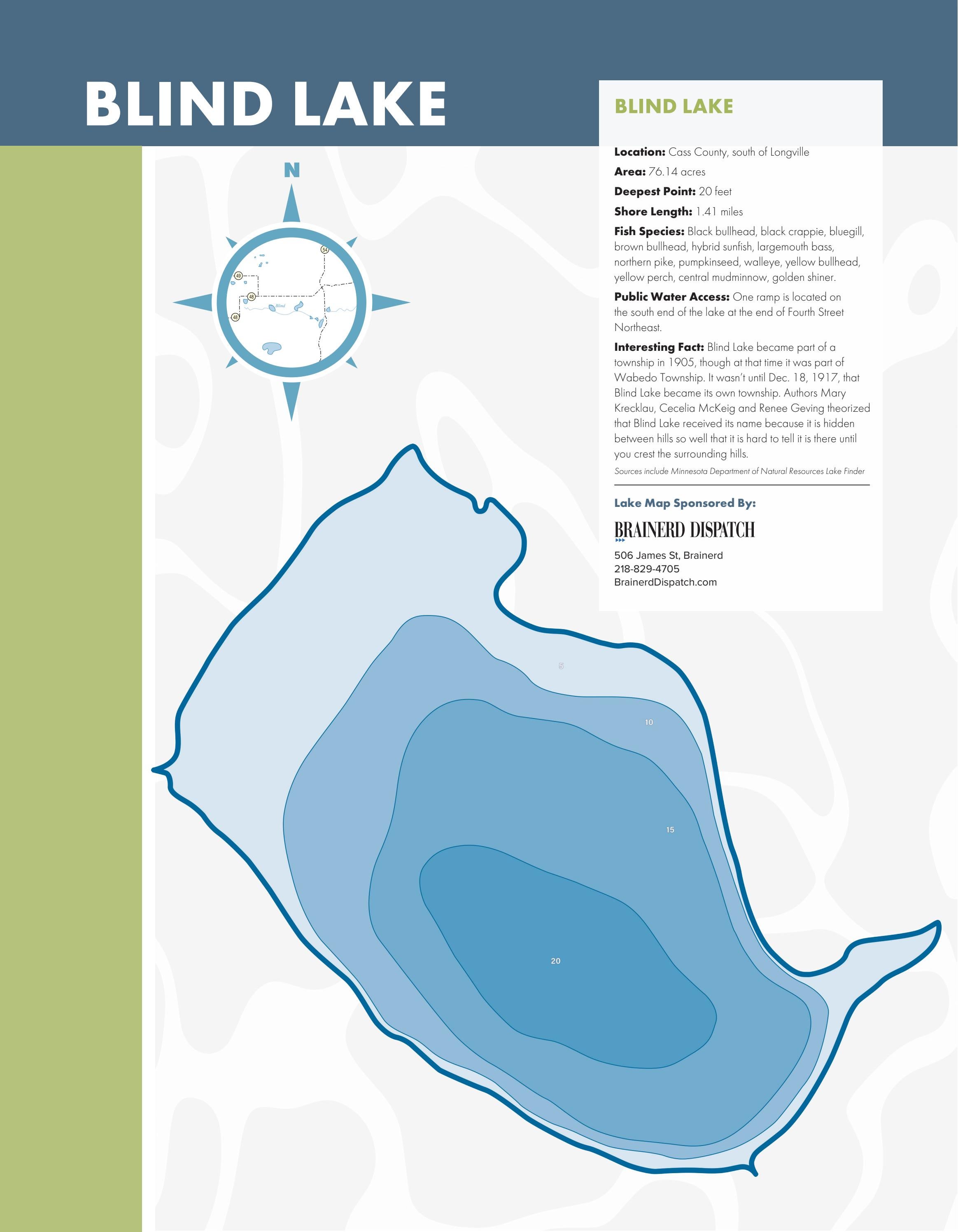 Blind Lake map - Cass County by Brainerd Dispatch and Echo Journal - Issuu